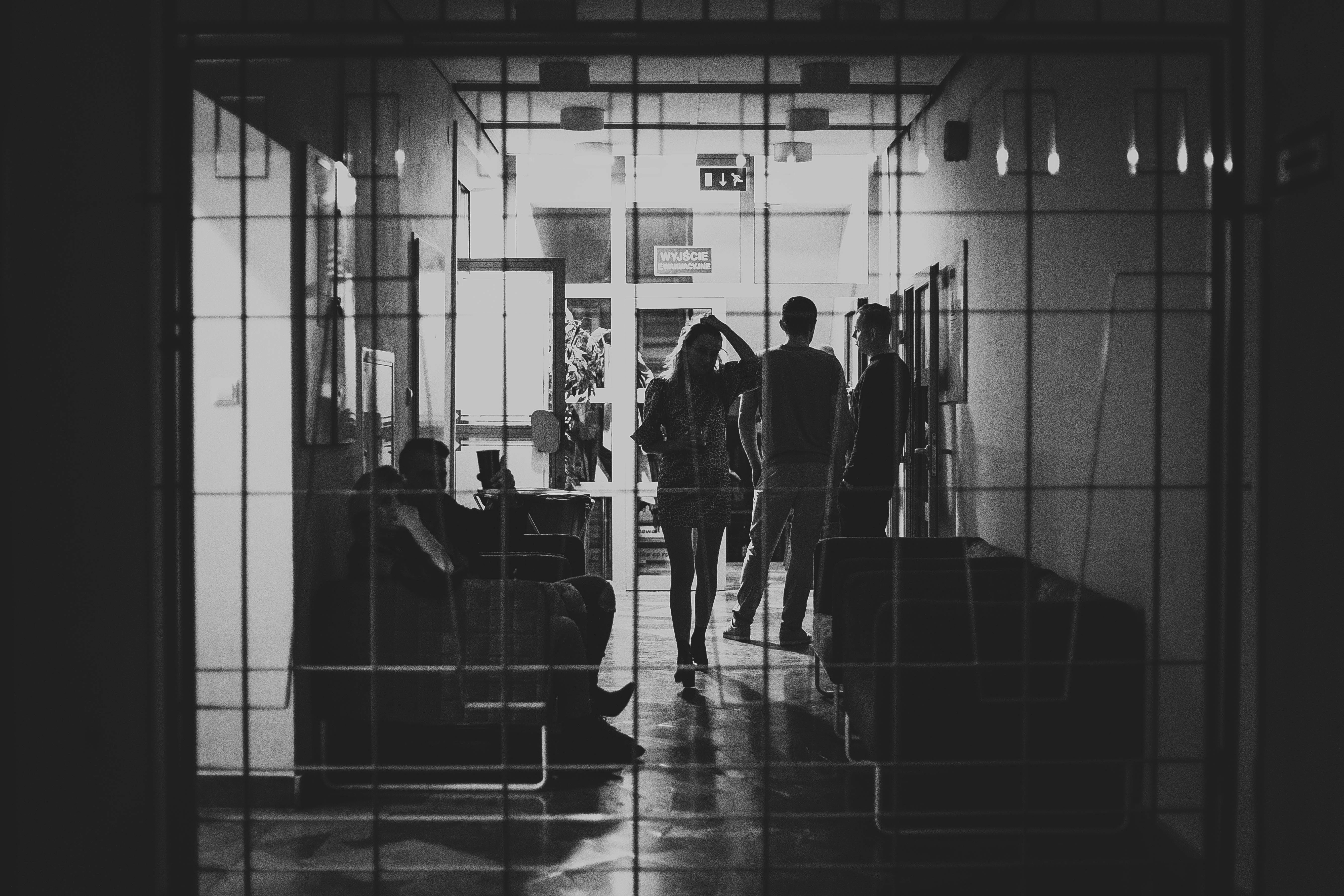 People behind Windows · Free Stock Photo