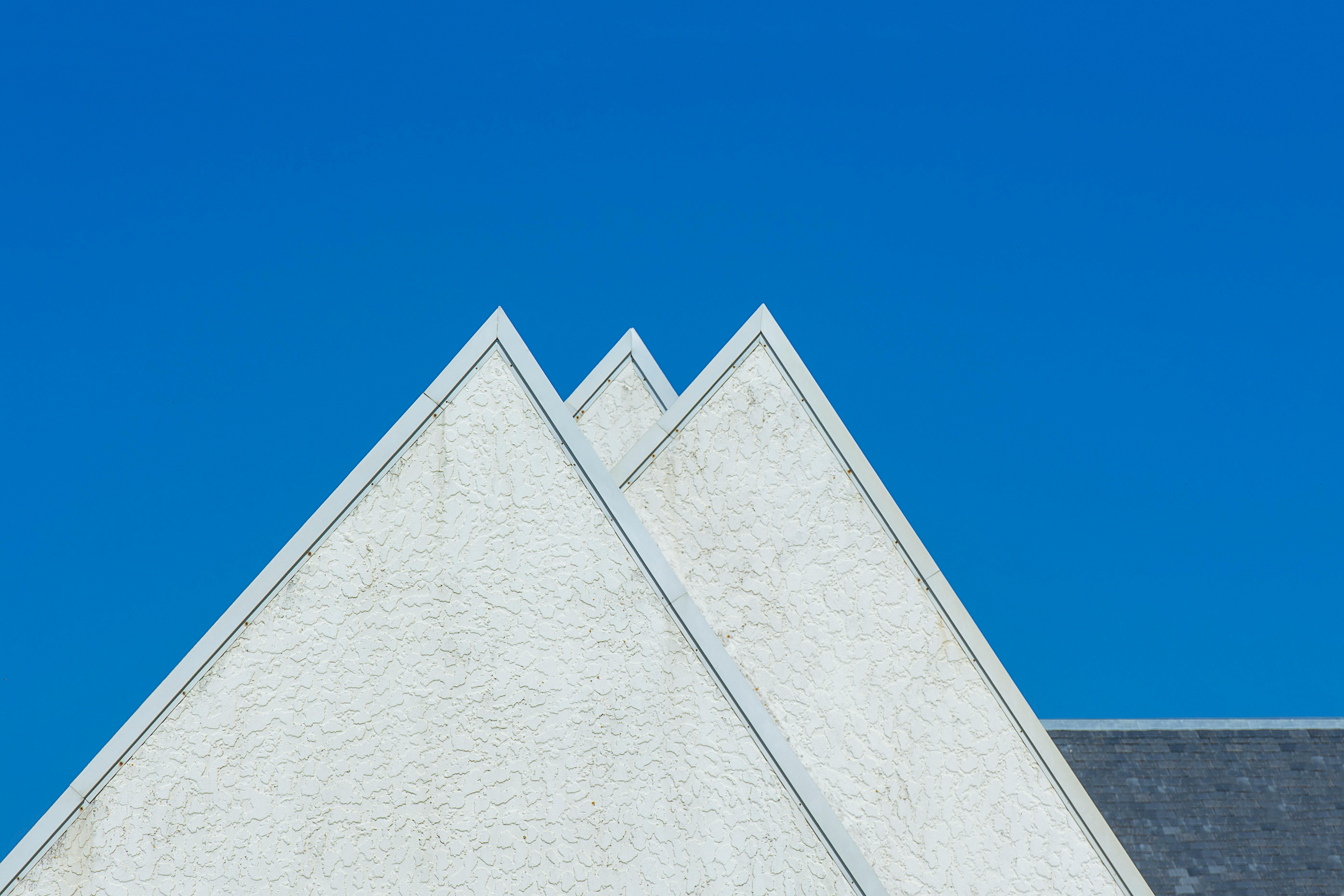 Triangular Building Walls · Free Stock Photo