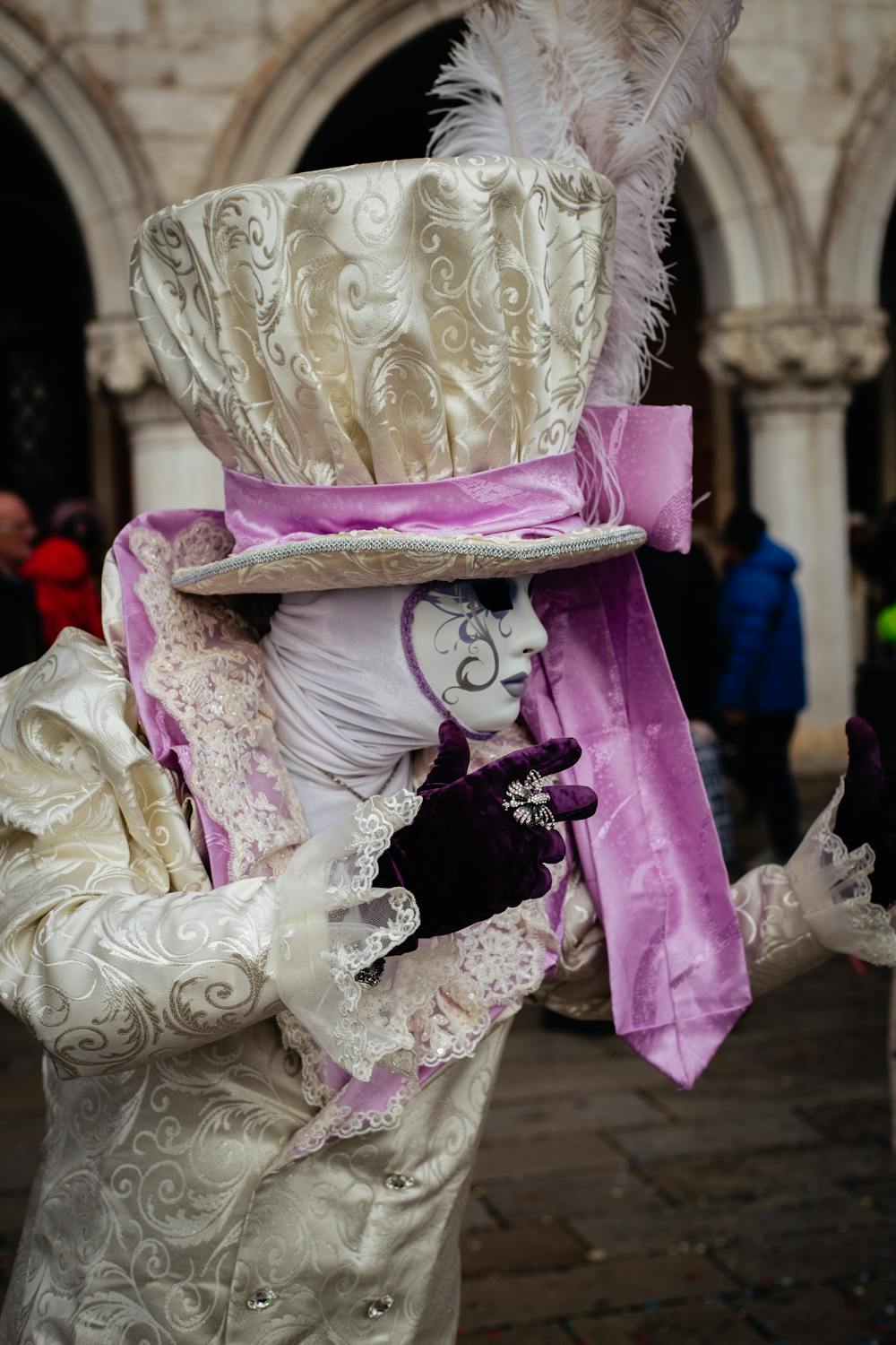 Portrait of Person in Aristocratic Costume for Carnival · Free Stock Photo Portrait of Person in Aristocratic Costume for Carnival · Free Stock Photo