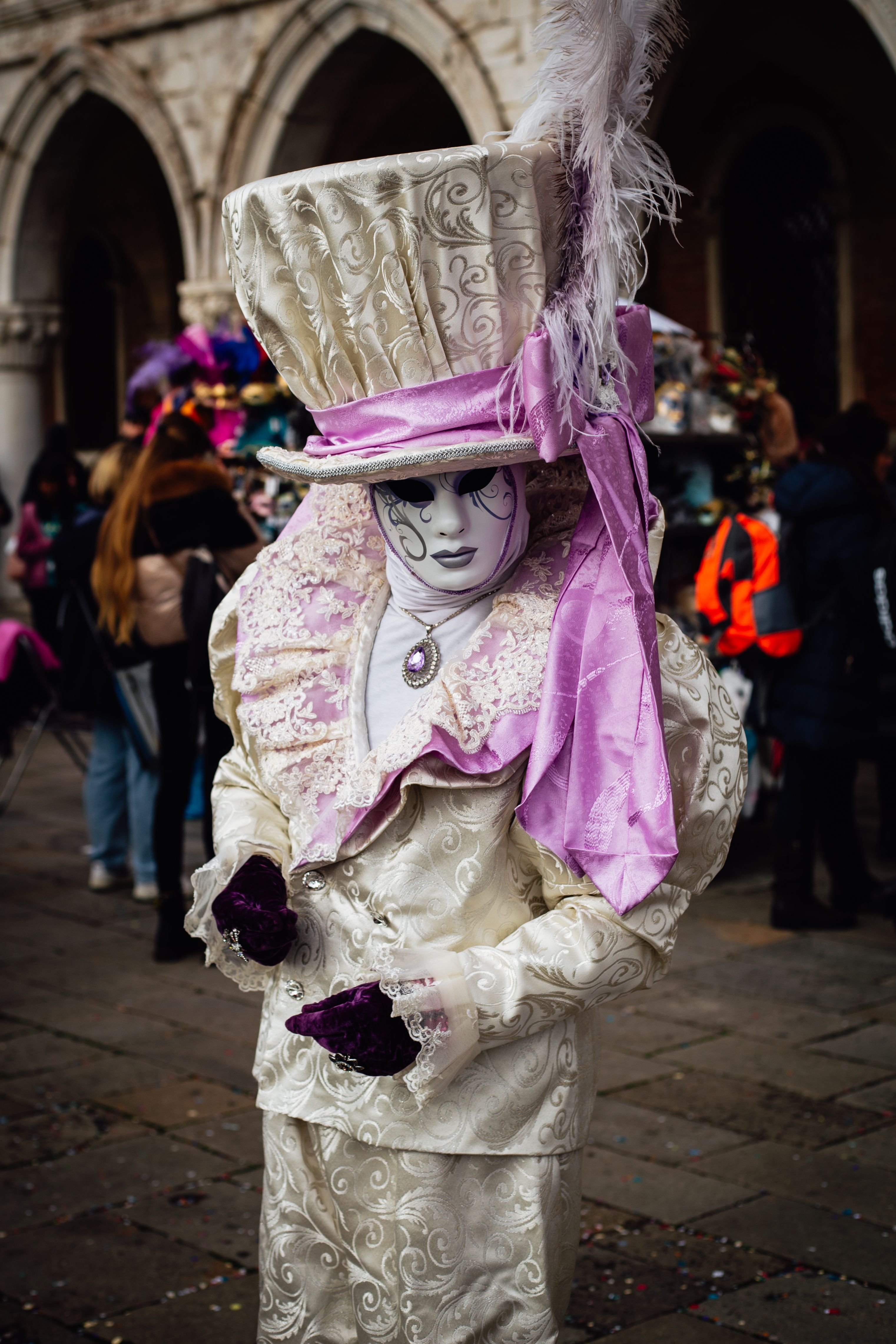Portrait of Person in Carnival Costume · Free Stock Photo
