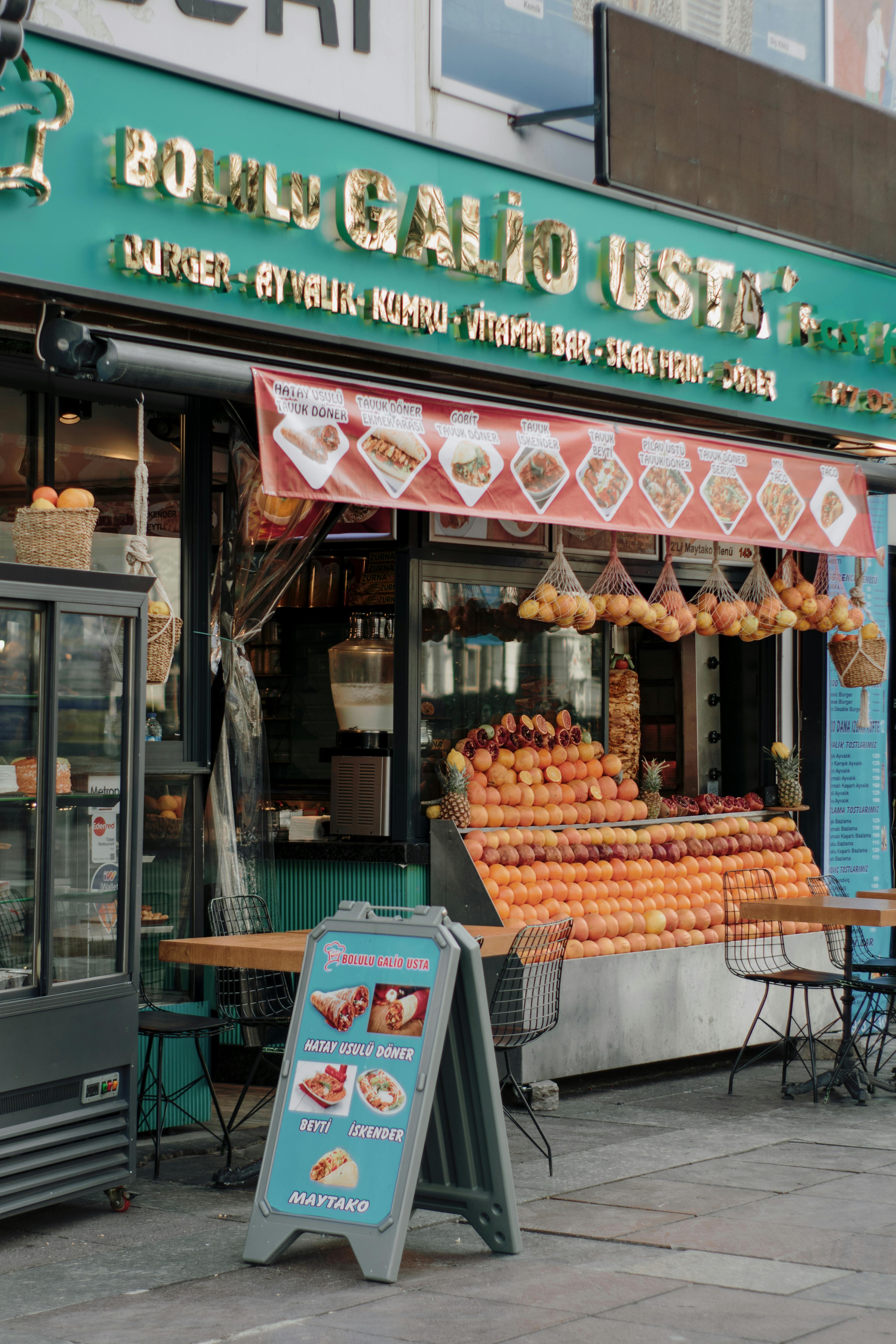 Stall with Fruit in Restaurant in Turkey · Free Stock Photo