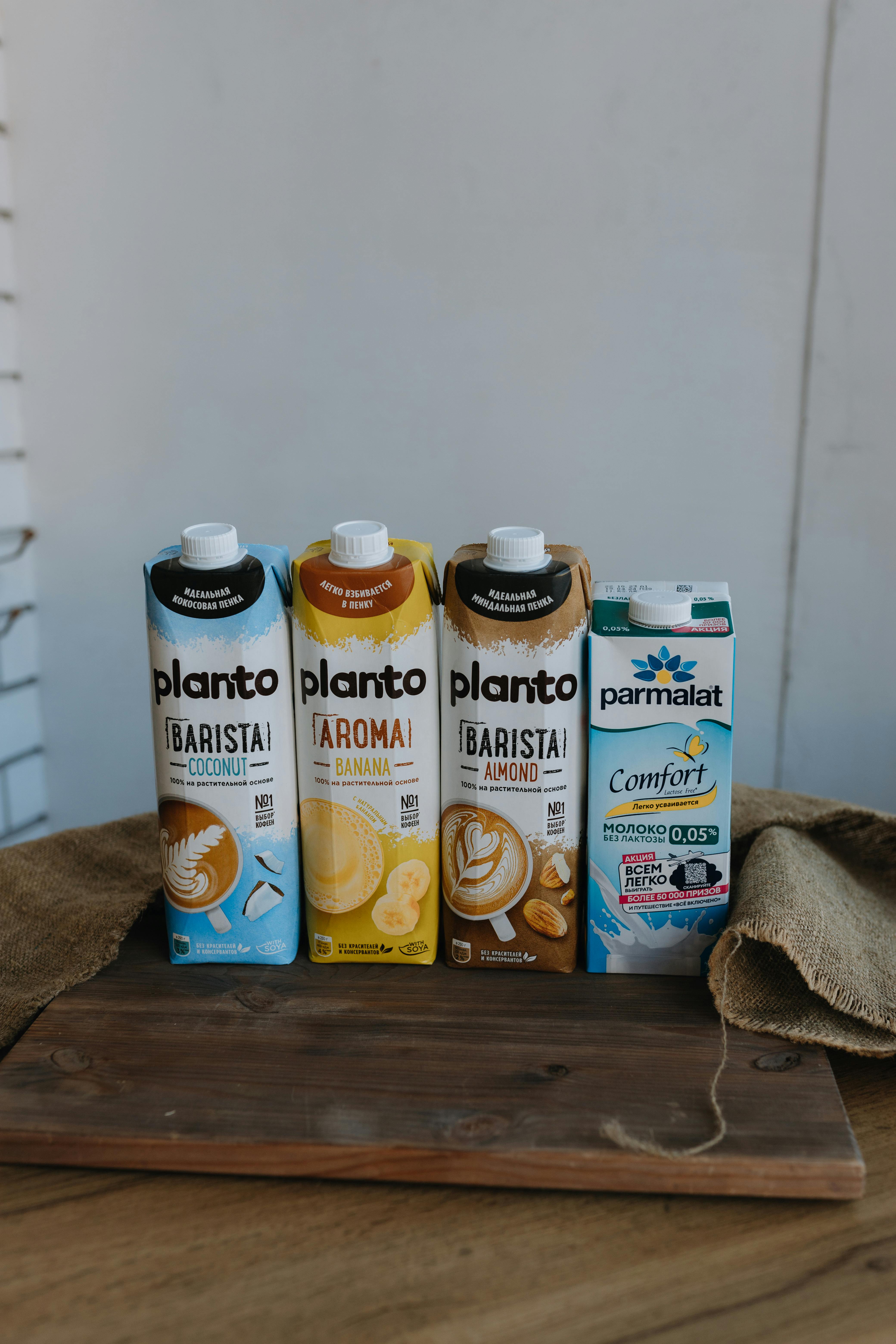 Cartons of Flavored Milk · Free Stock Photo