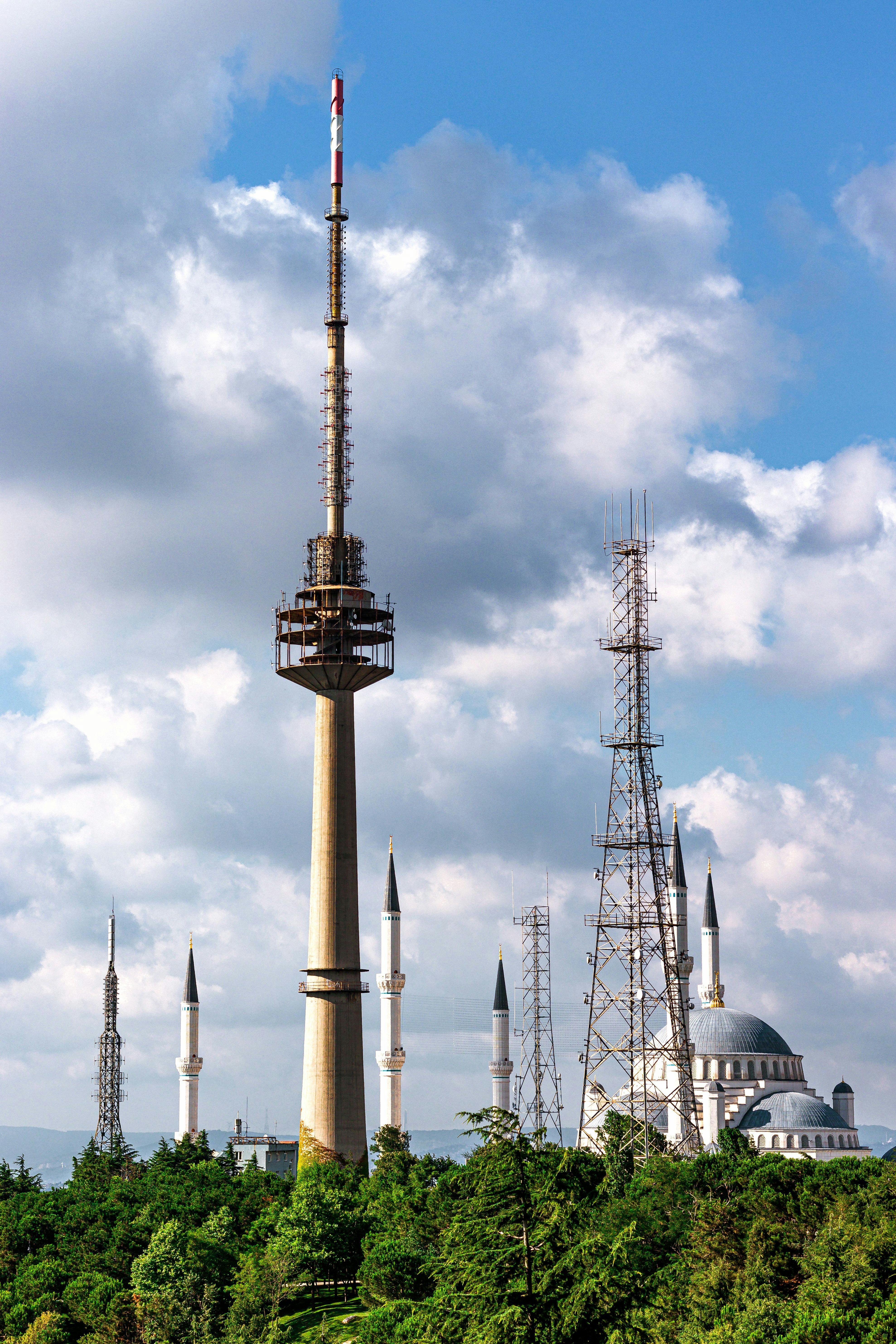 Camlica Tower and Mosque in Istanbul · Free Stock Photo