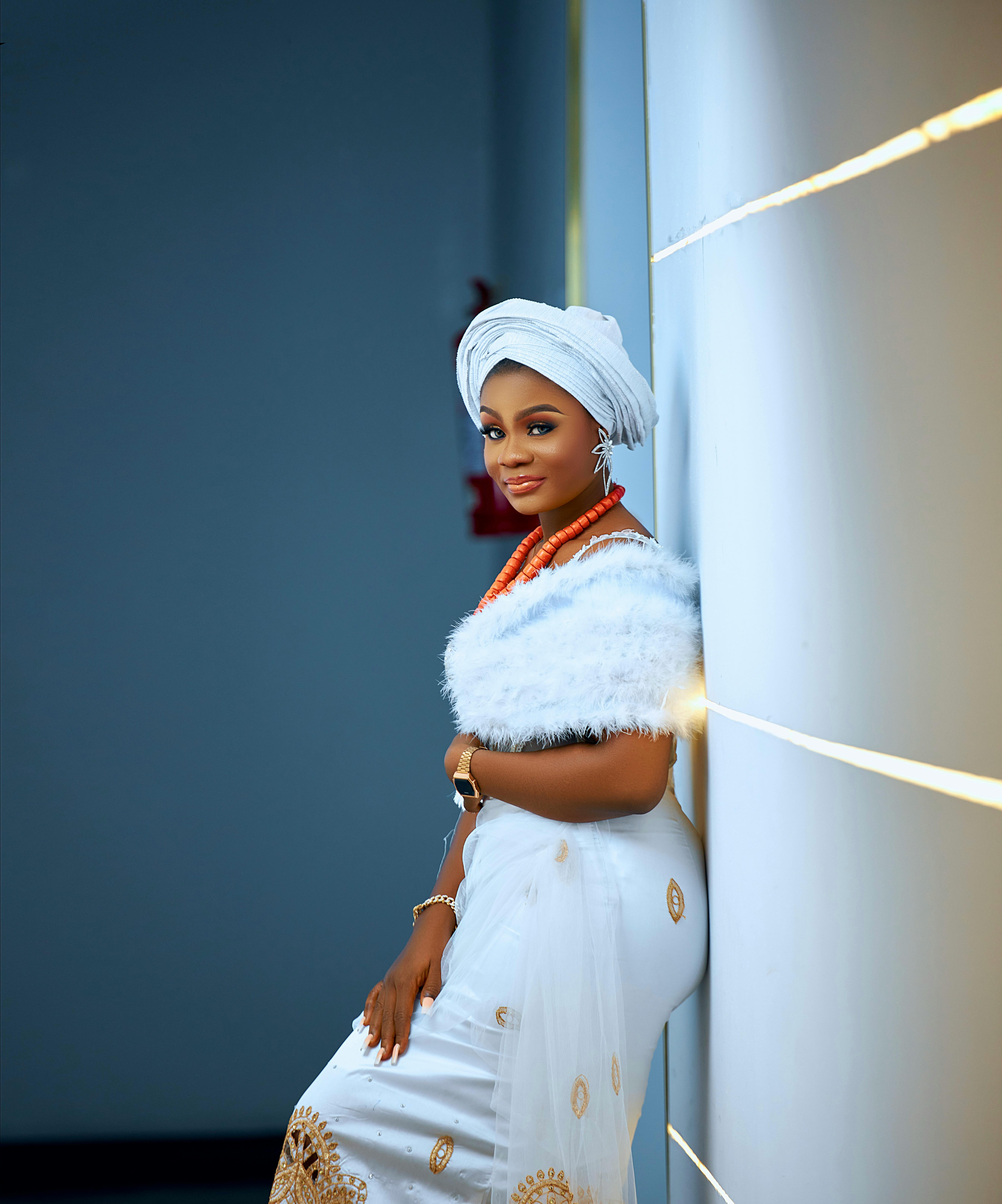 Woman in Dress Standing among Plants · Free Stock Photo