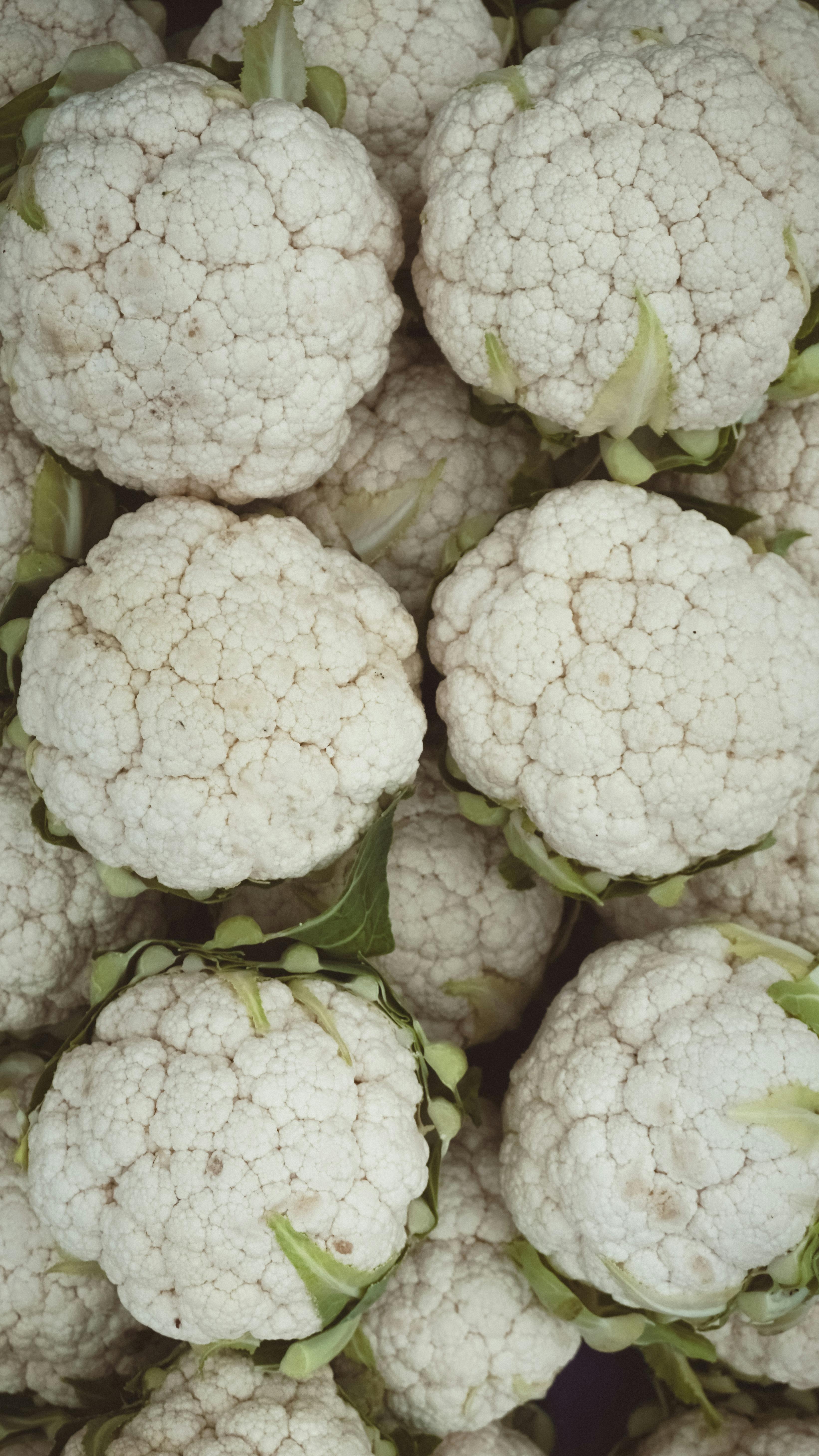 Close up of Cauliflowers · Free Stock Photo