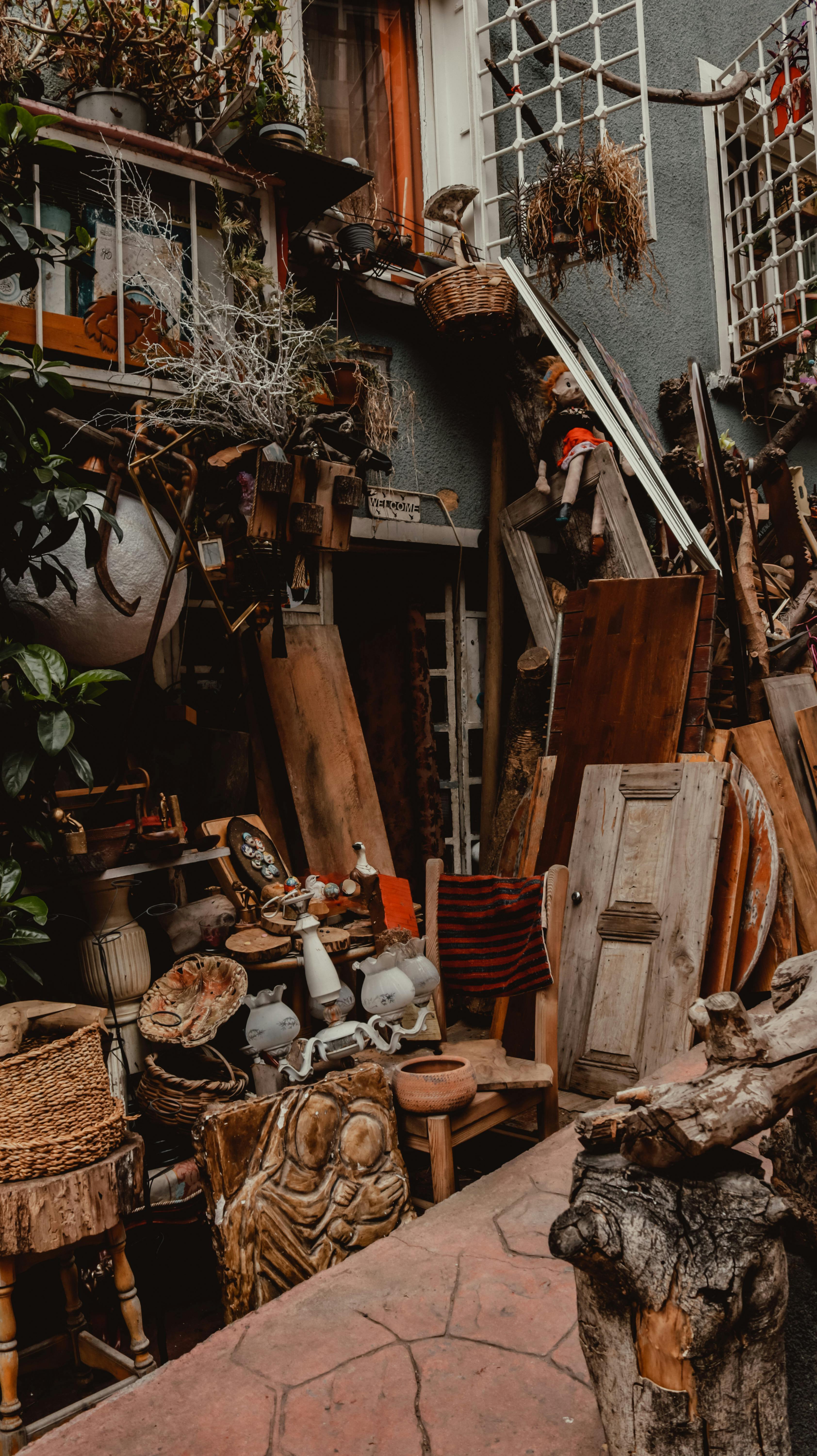 Messy Corner near Table · Free Stock Photo