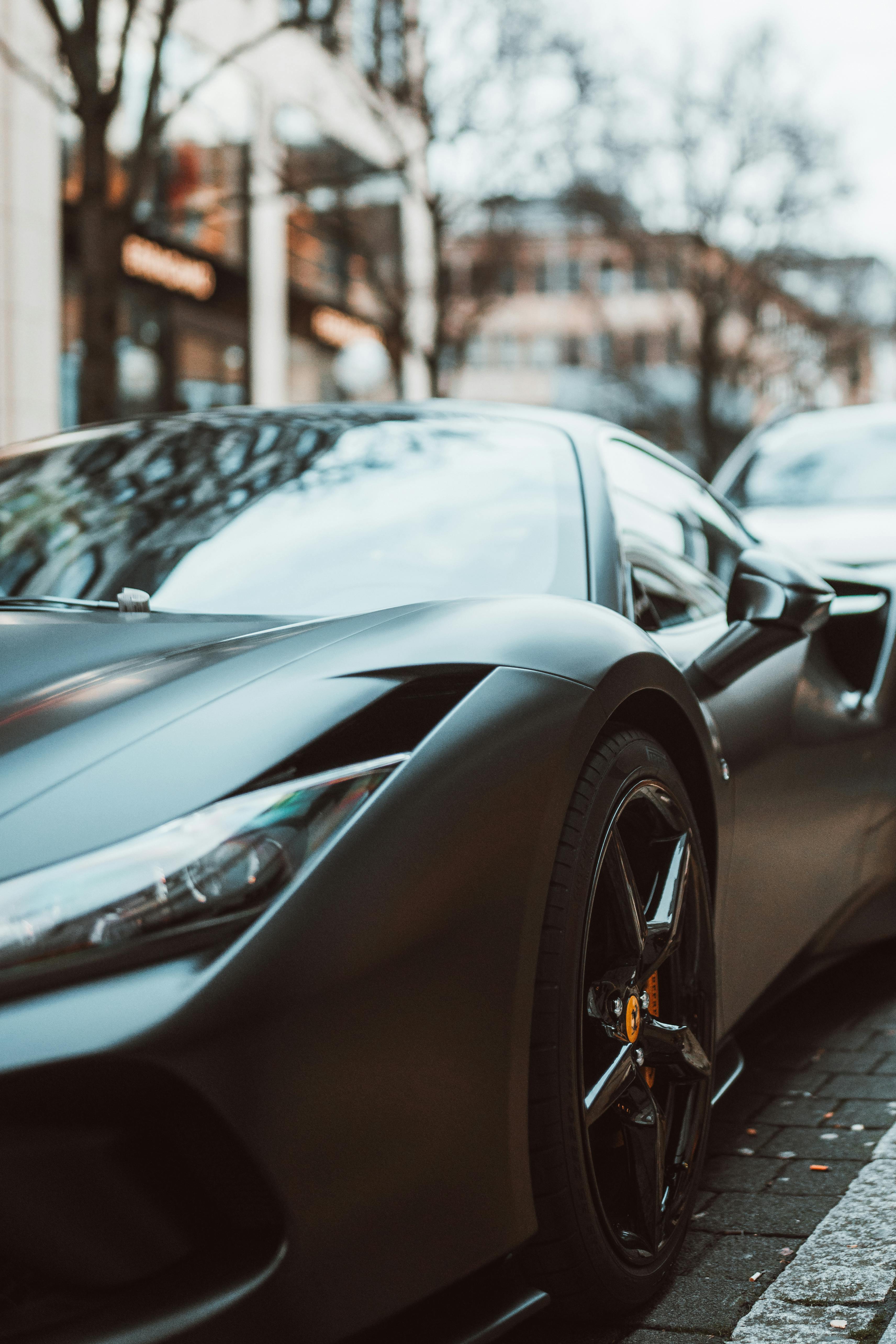 Black Ferrari Parked · Free Stock Photo
