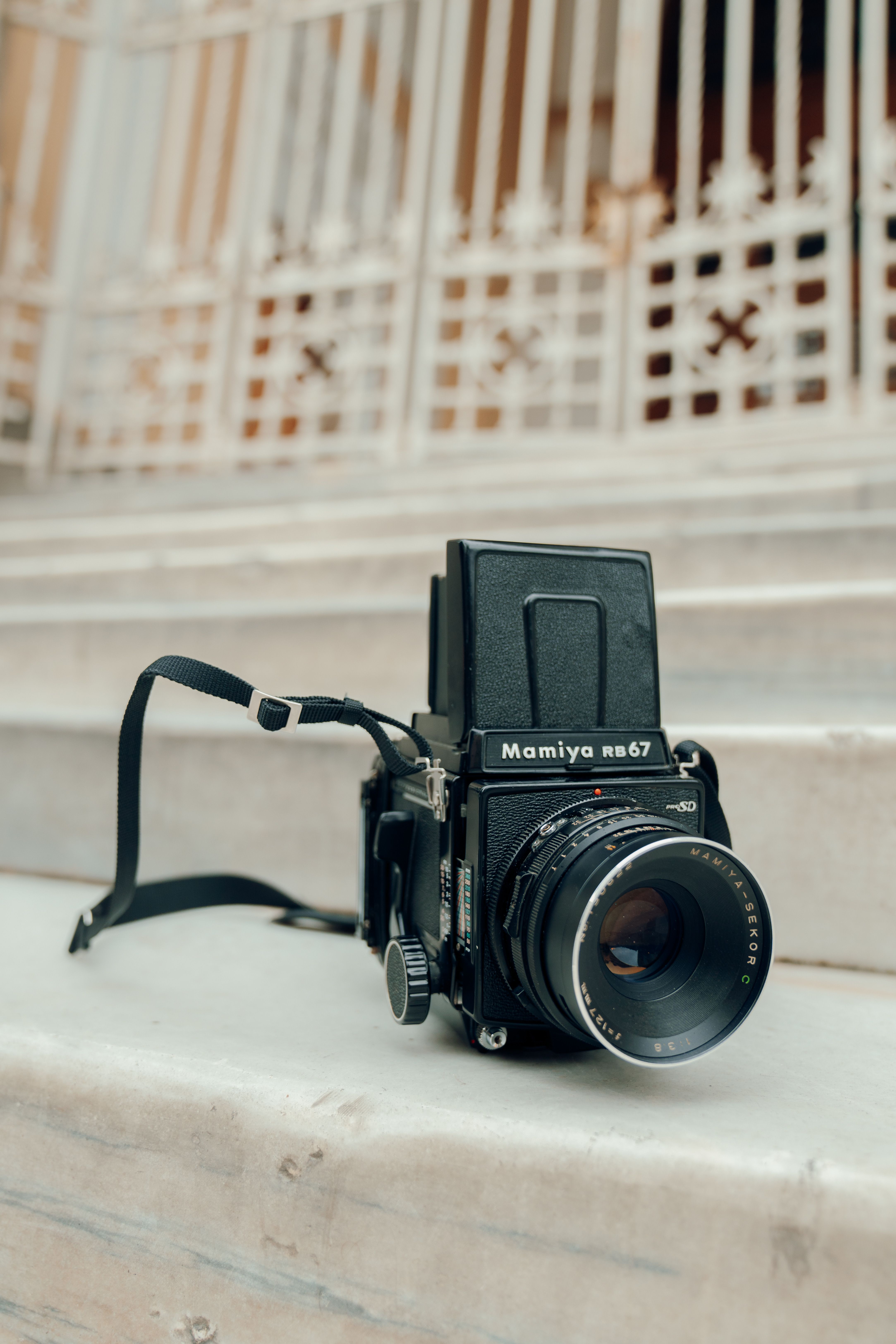 Camera on Stairs · Free Stock Photo