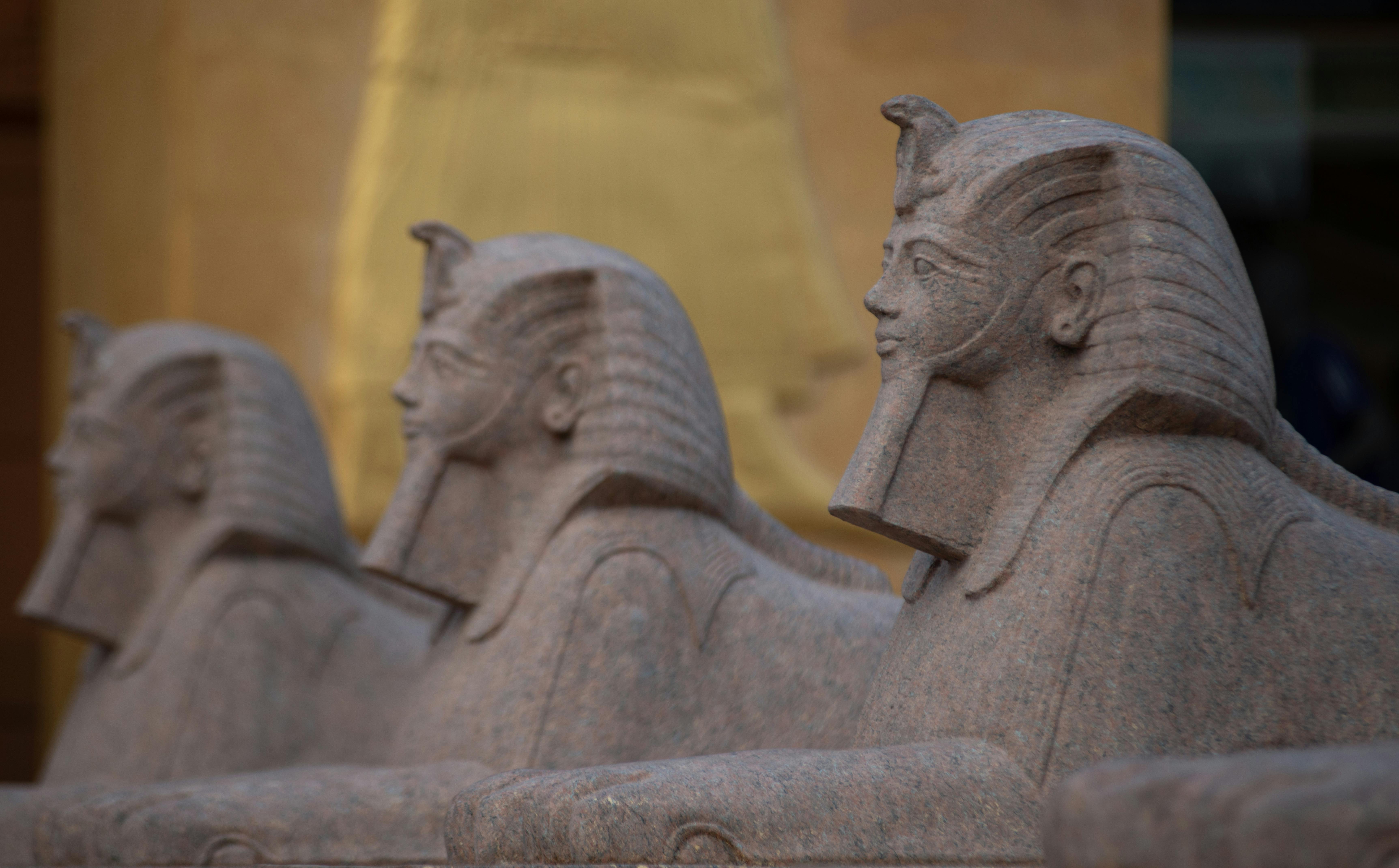 Carved Sphinxes in Egypt · Free Stock Photo