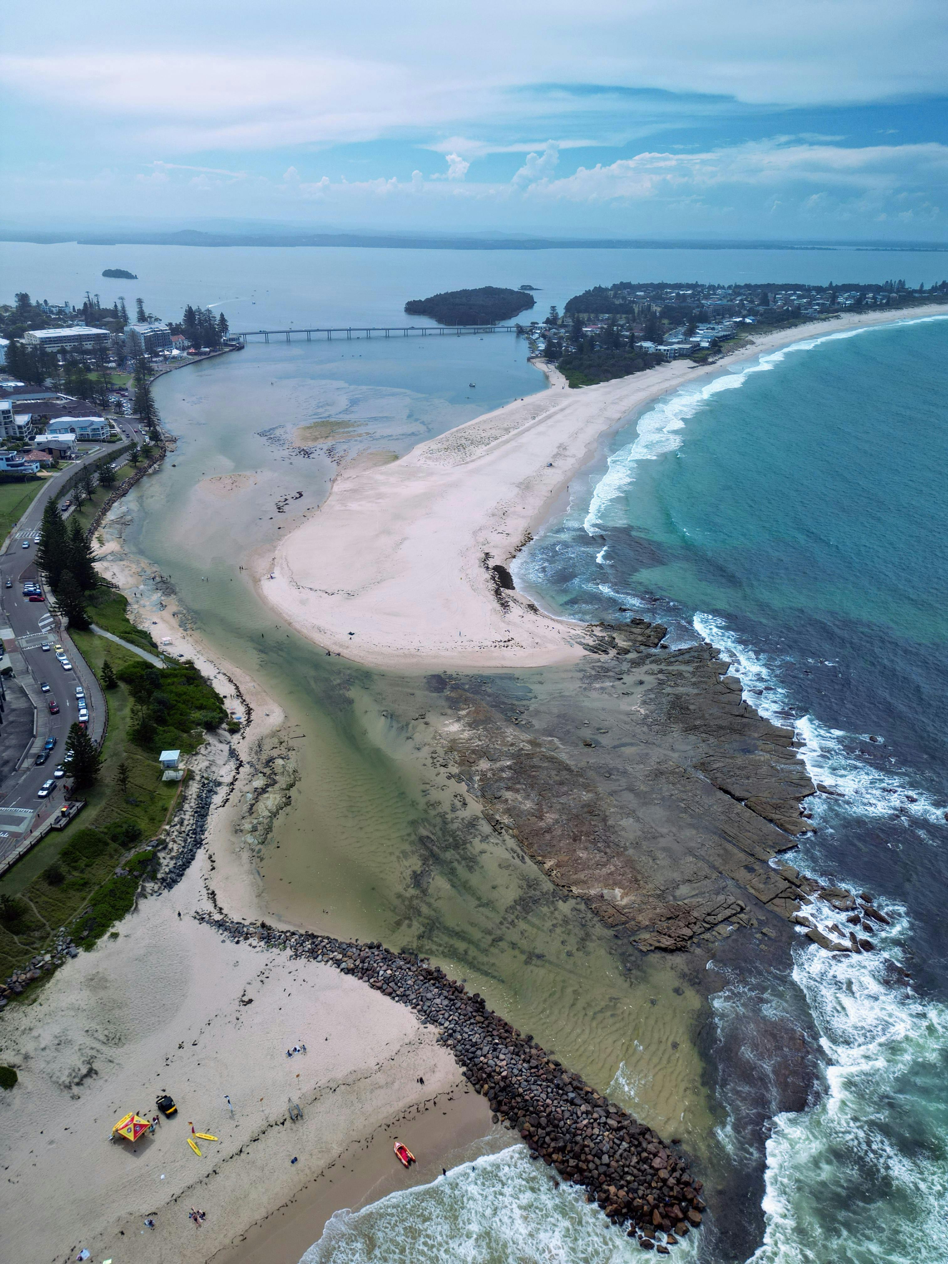 Aerial View of a Seashore · Free Stock Photo