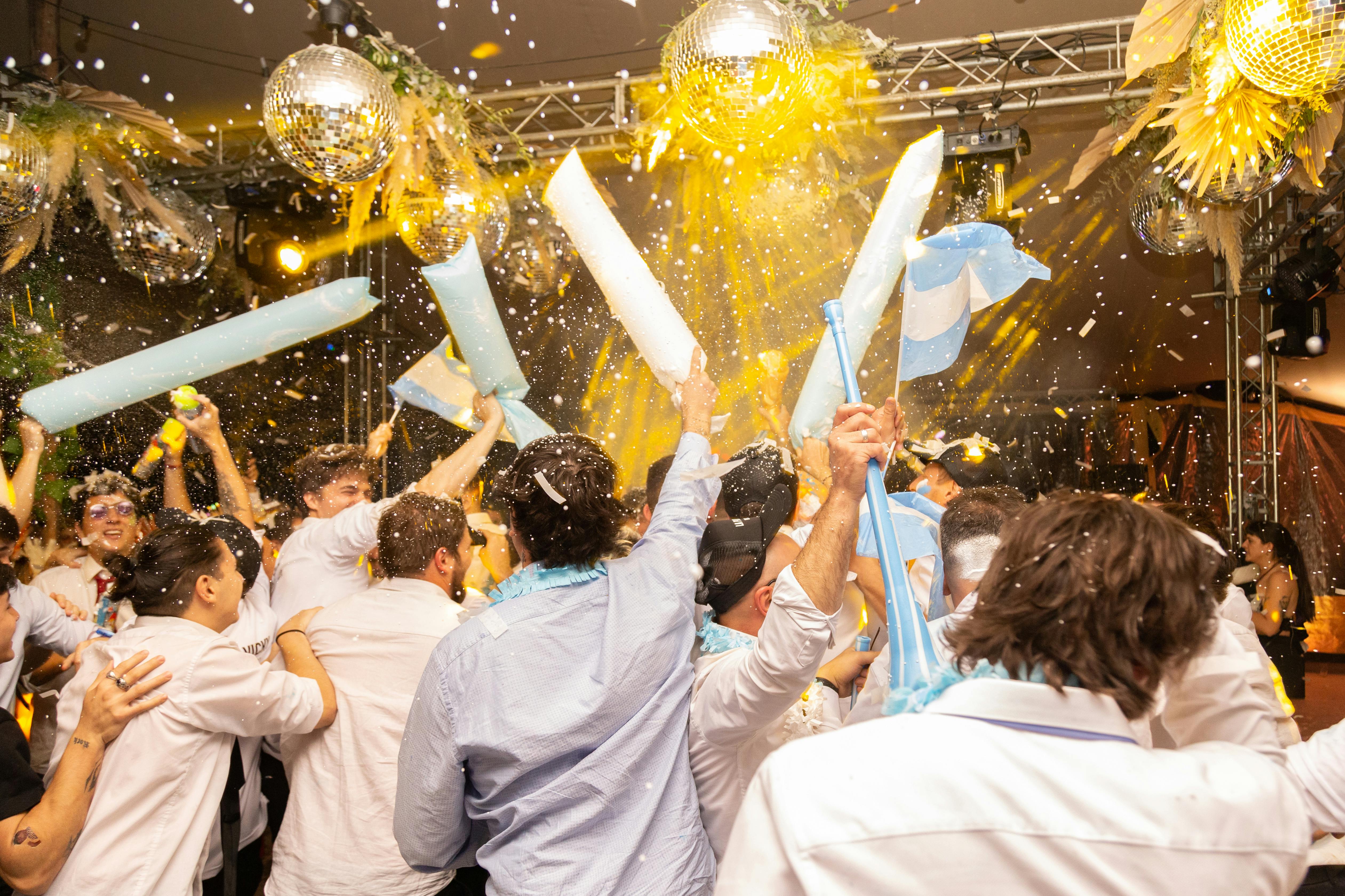 People with Balloons at Party in Club · Free Stock Photo