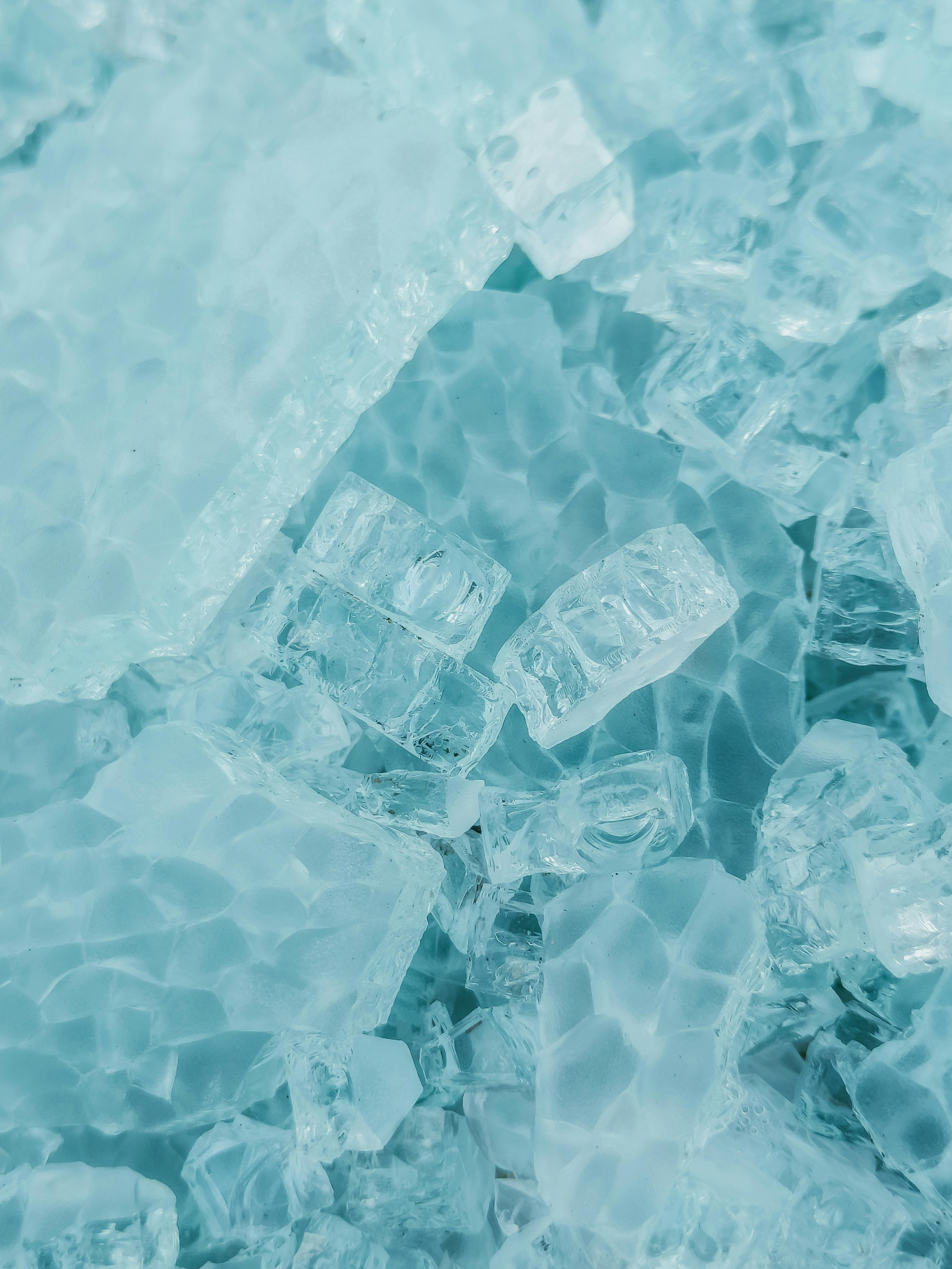 Pile of Crushed Blue Ice · Free Stock Photo