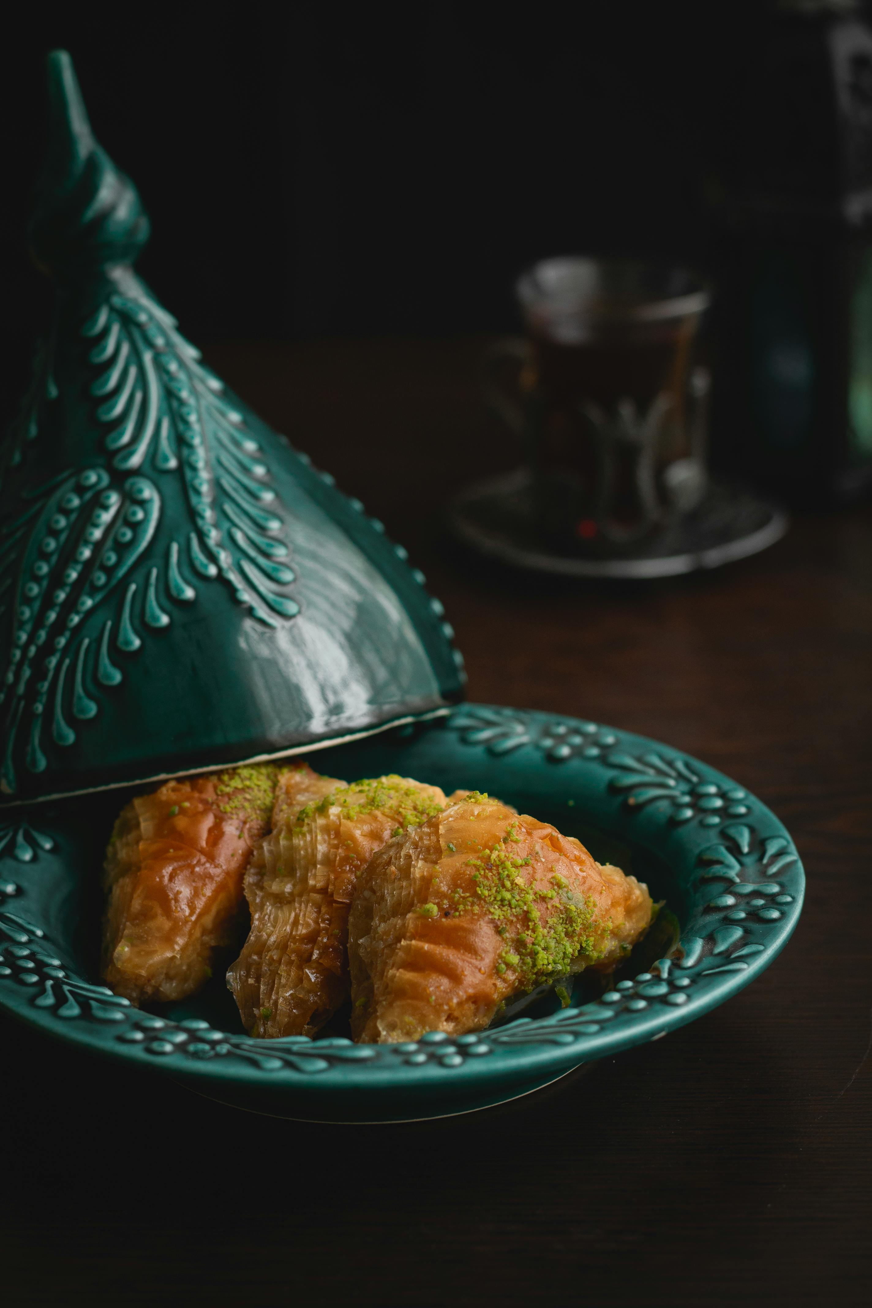 Burek in Ornate Bowl · Free Stock Photo