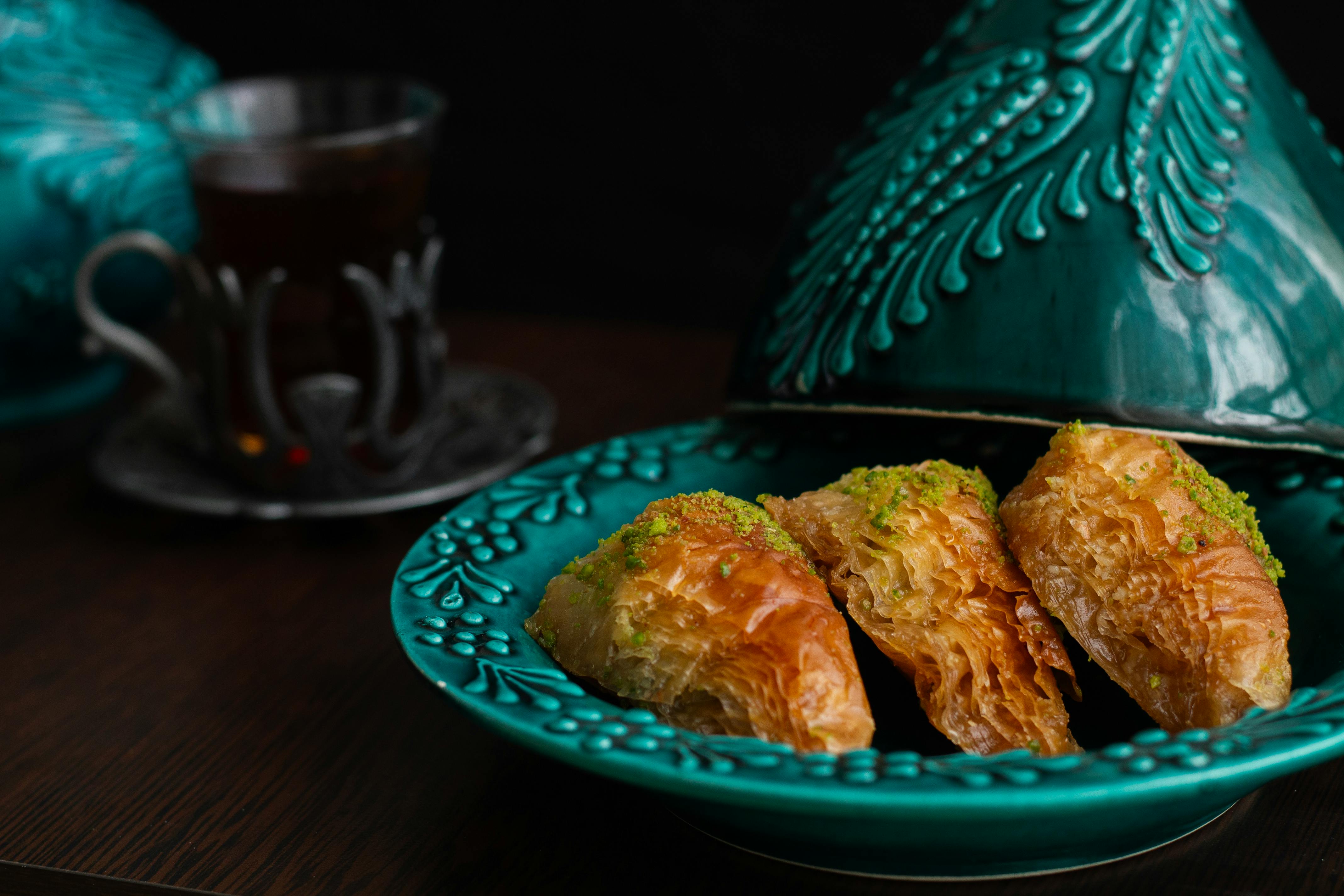 Baklavas on a Plate · Free Stock Photo
