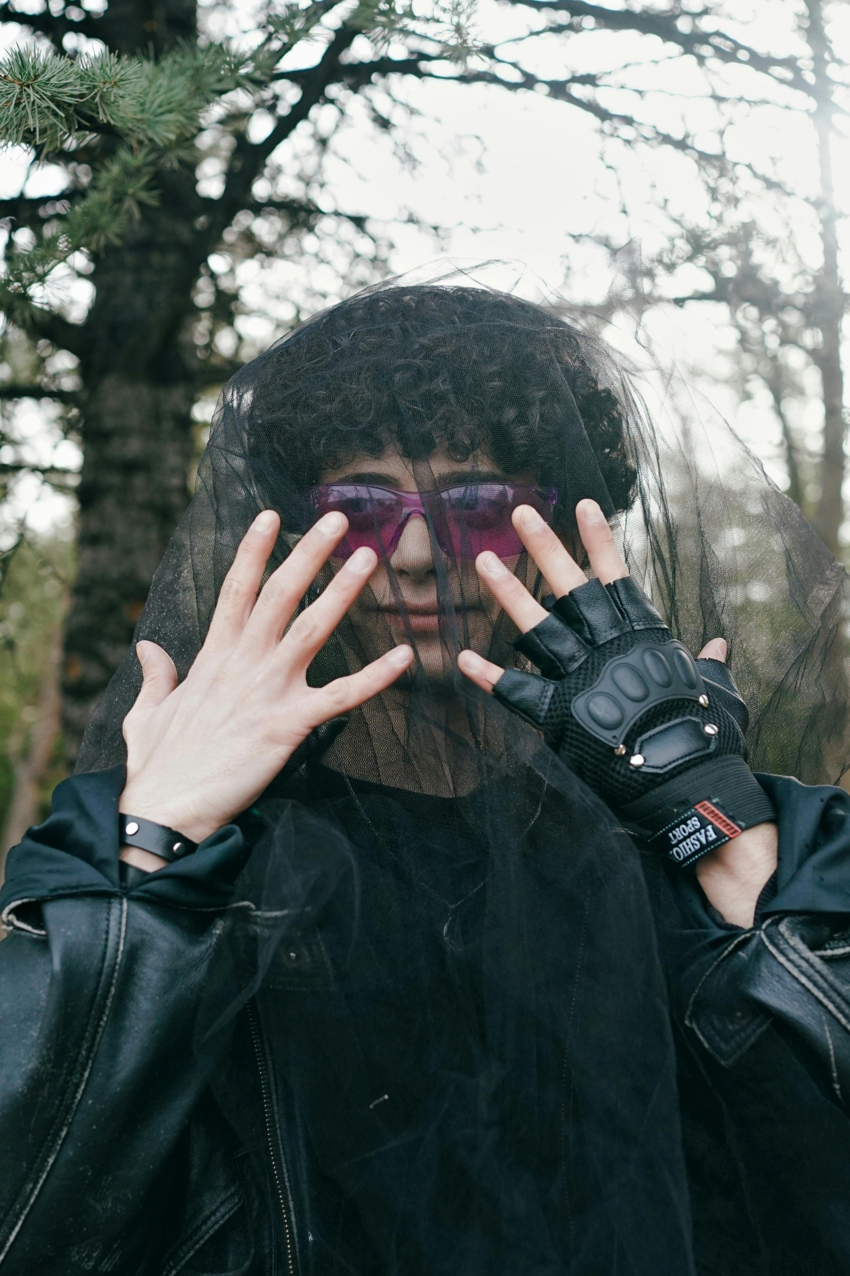 Man in Veil and Glove · Free Stock Photo