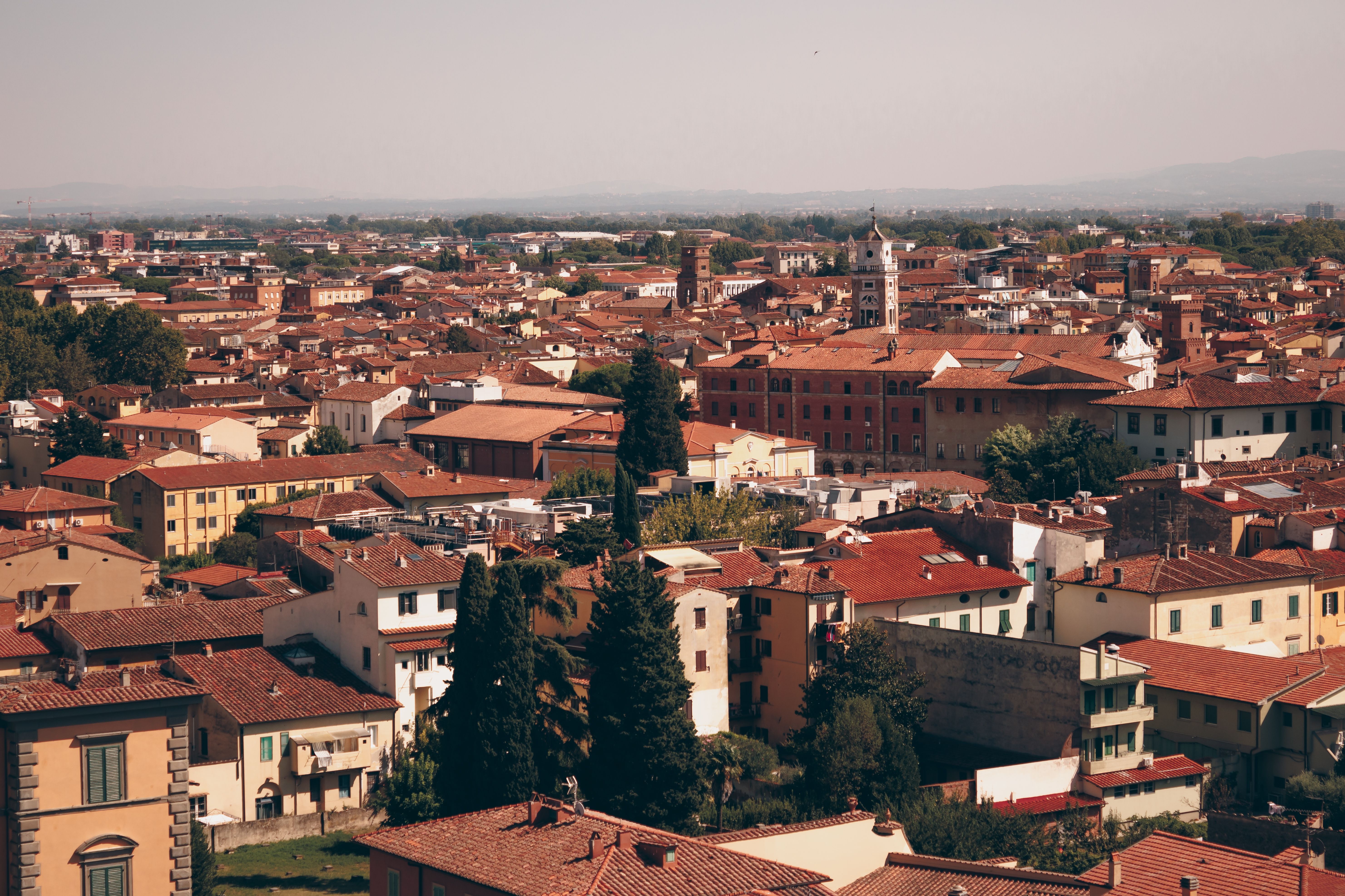 Birds Eye View of Pisa City · Free Stock Photo