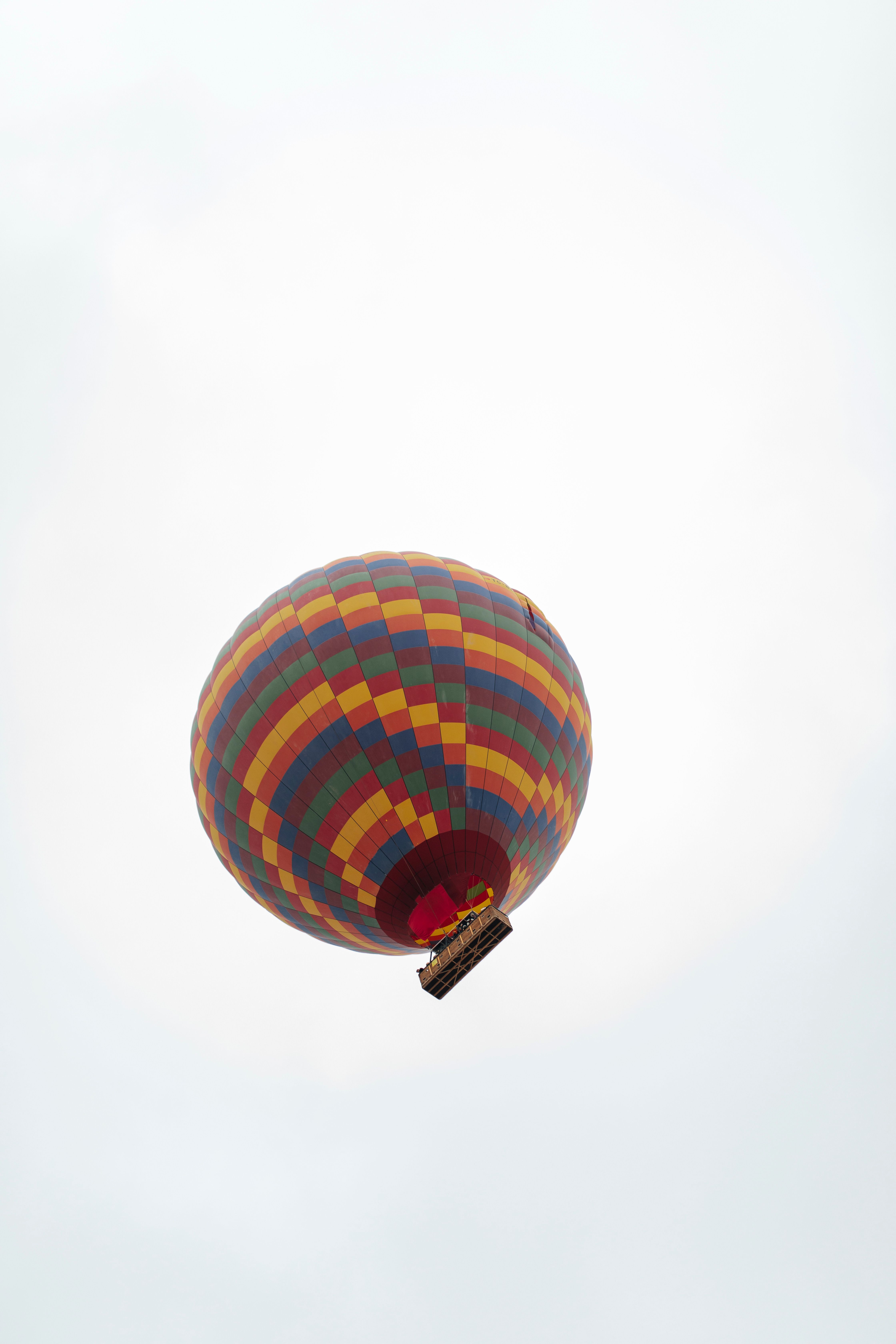 Multi Colored Hot Air Balloon's Grown Shot during Daytime · Free Stock ...