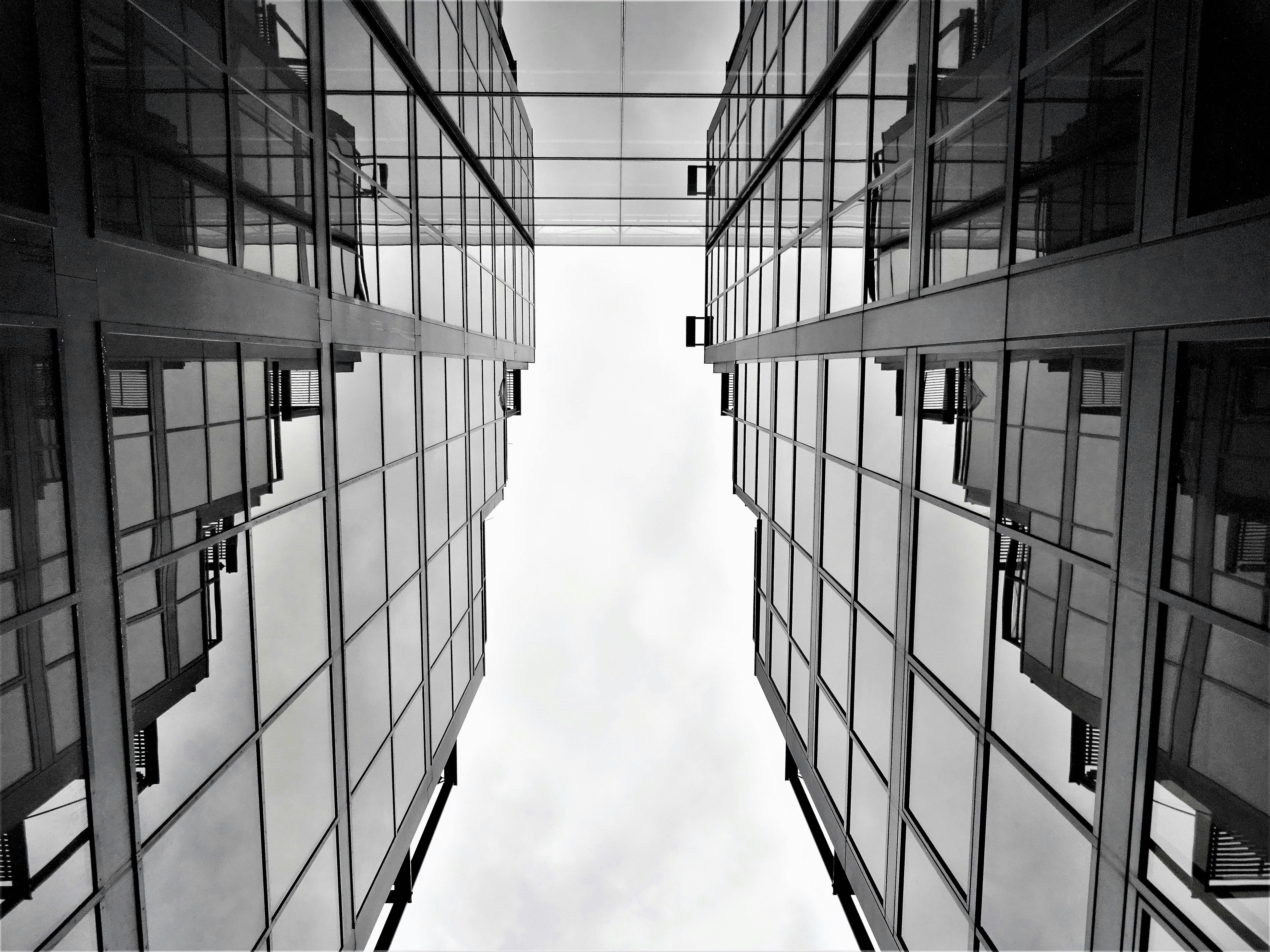 Worm's-Eye View Photo of Buildings · Free Stock Photo