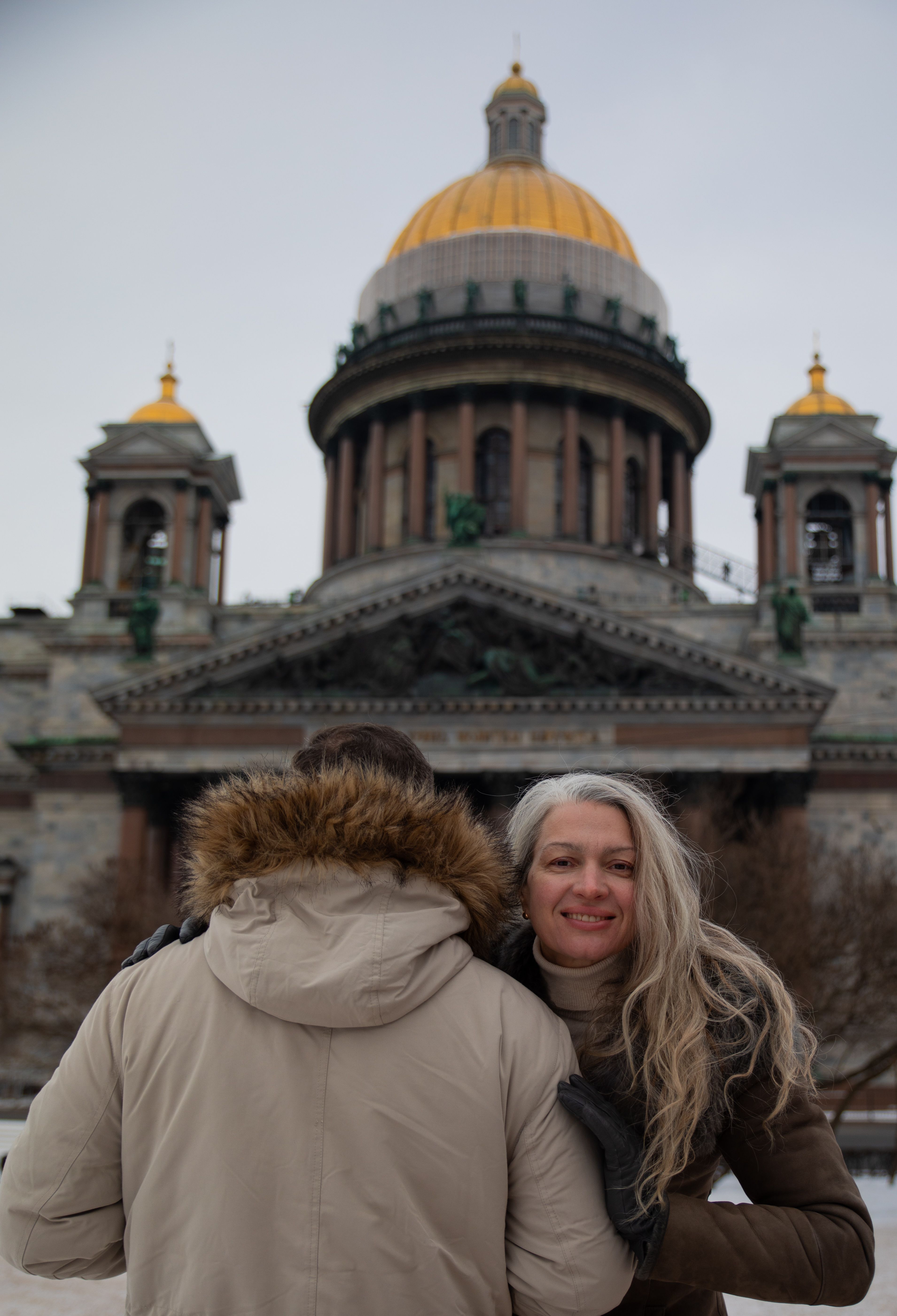 Couple by Isaakievskiy Sobor · Free Stock Photo