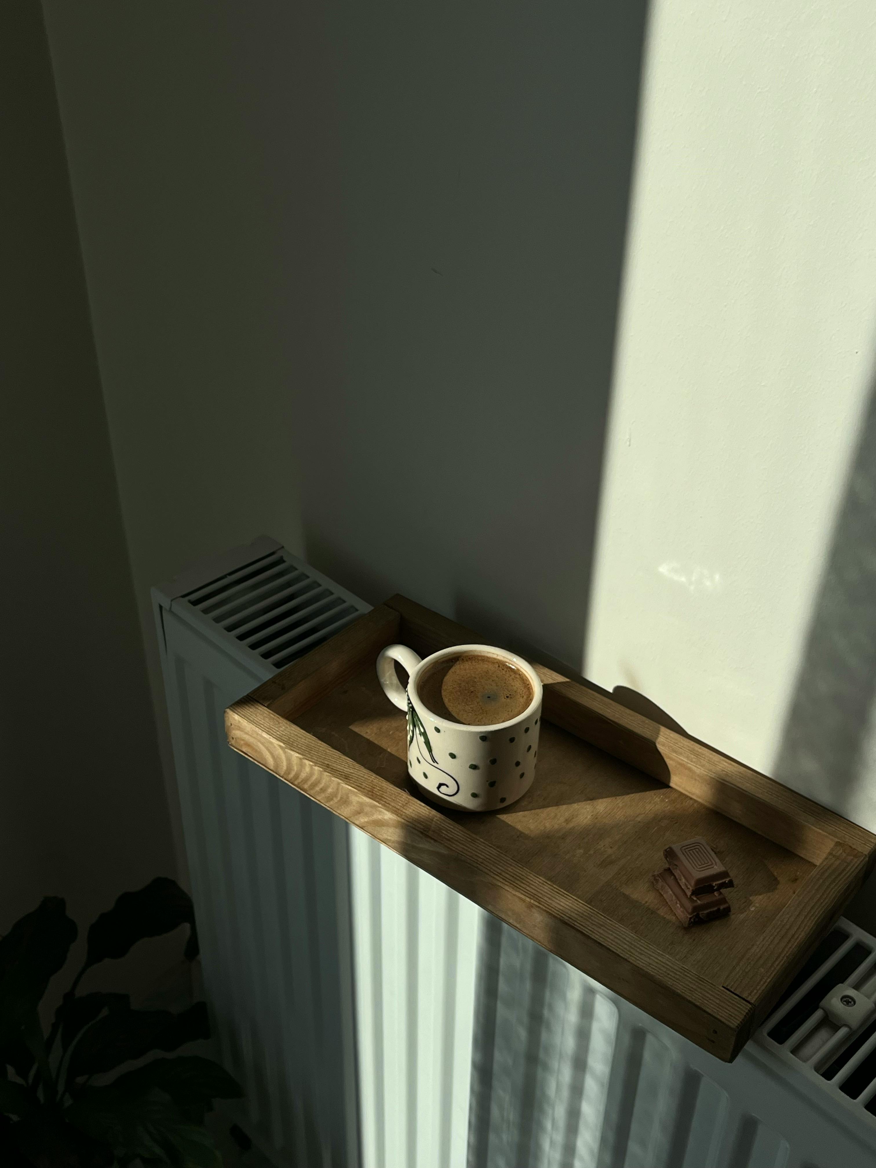 Coffee in Tray on Radiator · Free Stock Photo