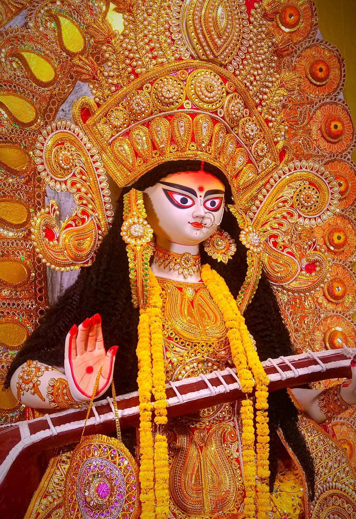 Saraswati Maa Photos, Download The BEST Free Saraswati Maa Stock Photos ...