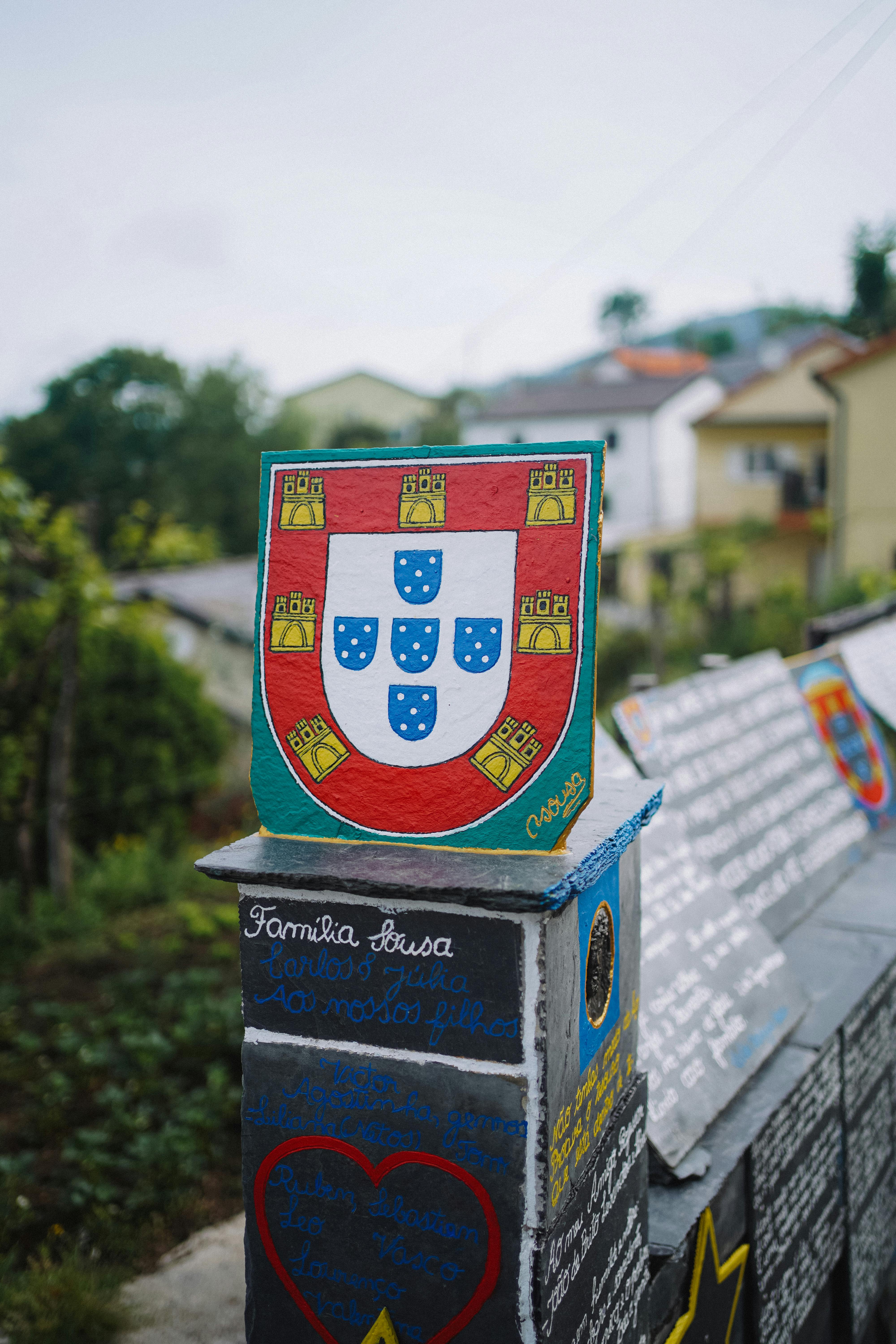 Close up of Coat of Arms of Portugal · Free Stock Photo