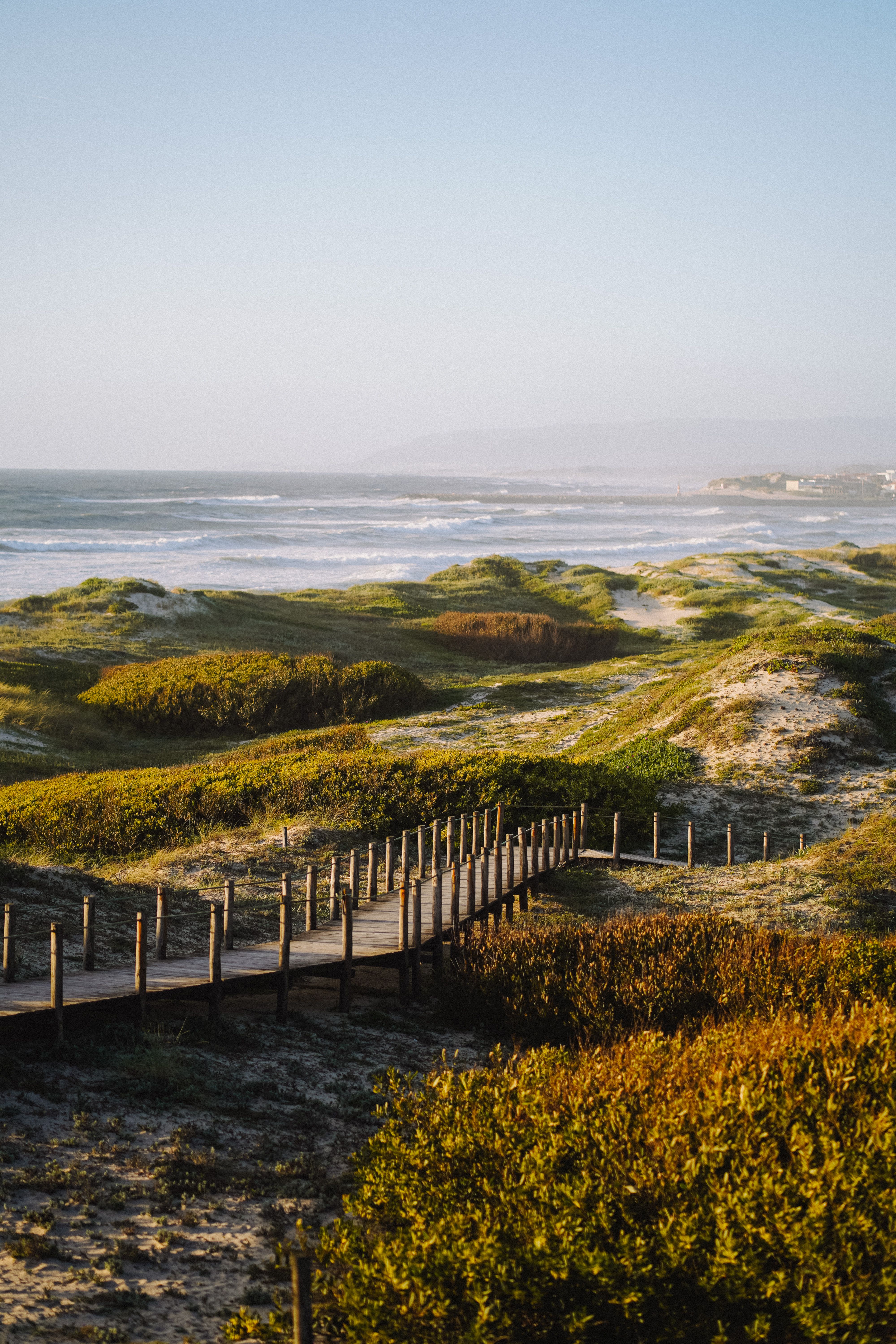 Sea Coast with Boardwalk · Free Stock Photo