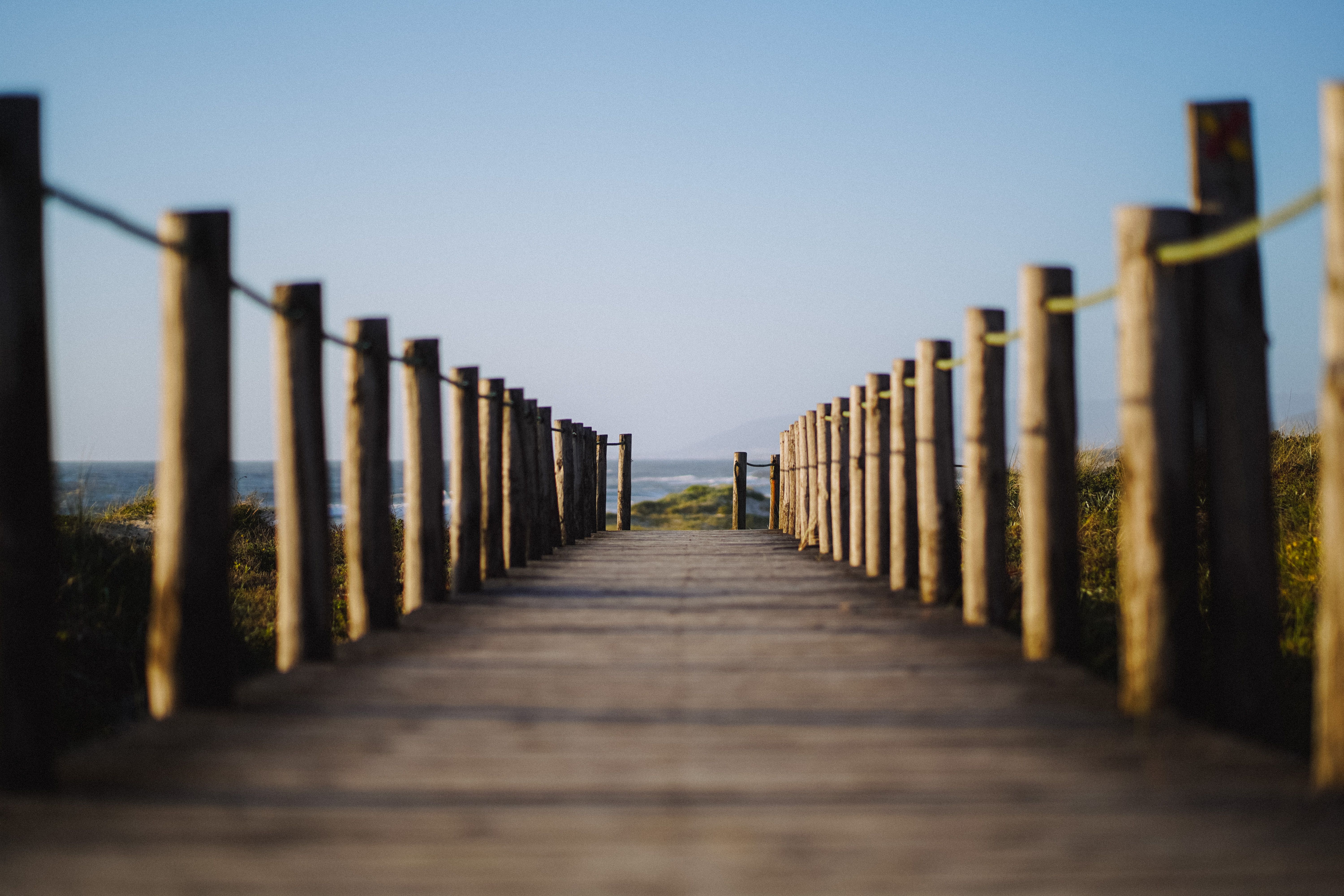 View of a Boardwalk on a Beach · Free Stock Photo