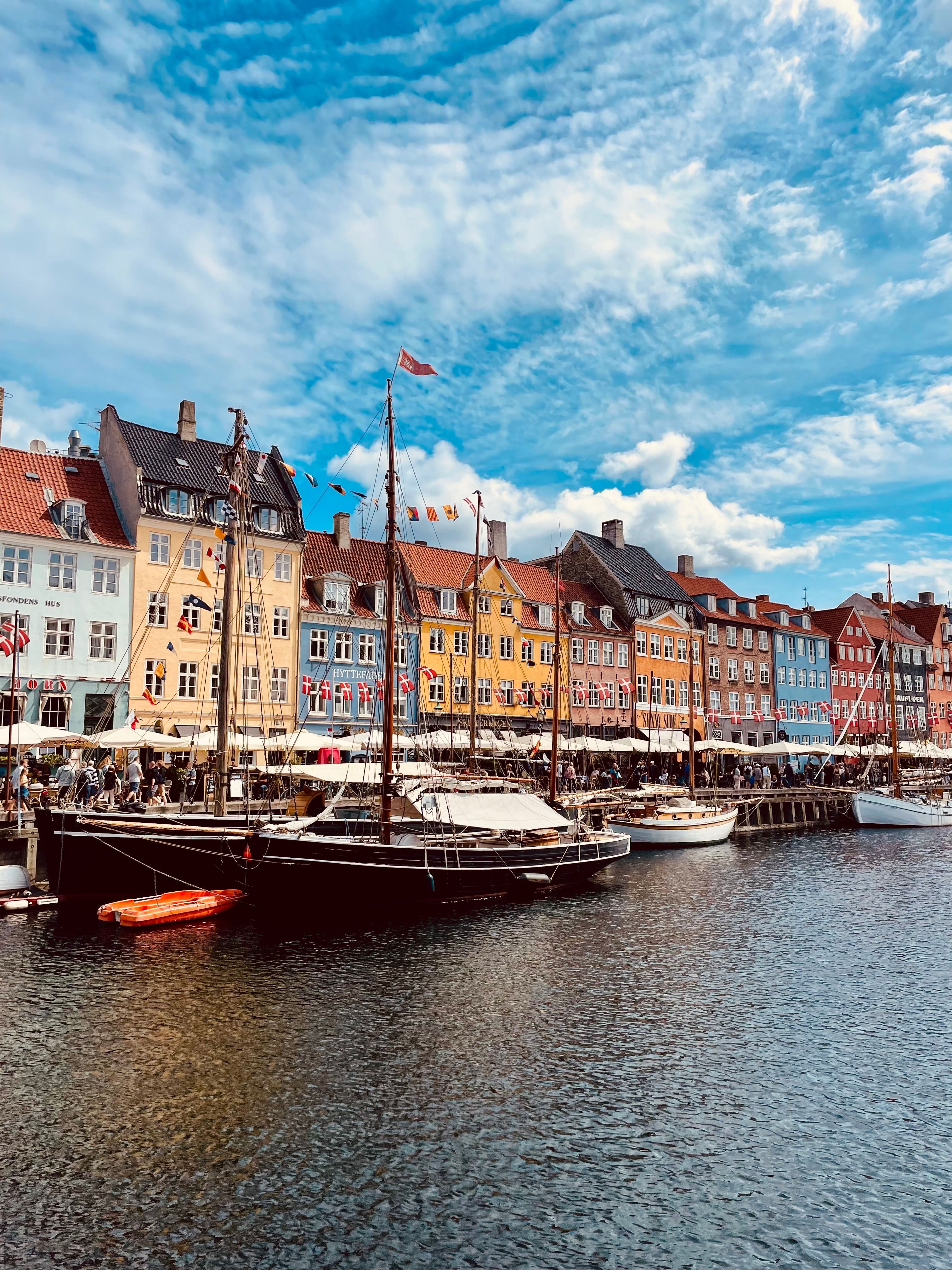 Boats in Marina on Canal in Copenhagen, Denmark · Free Stock Photo
