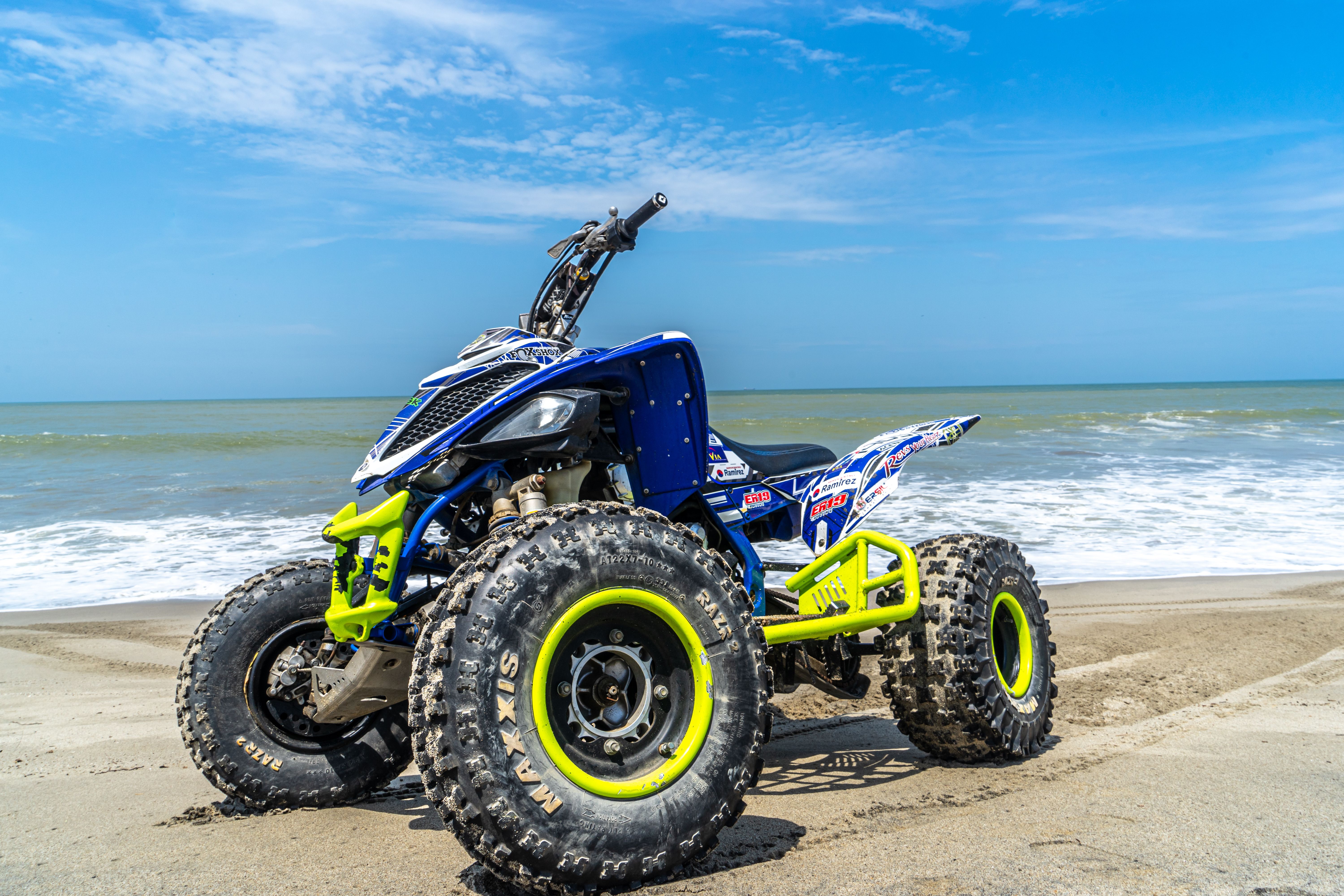 Quad Bike on a Sea Beach · Free Stock Photo