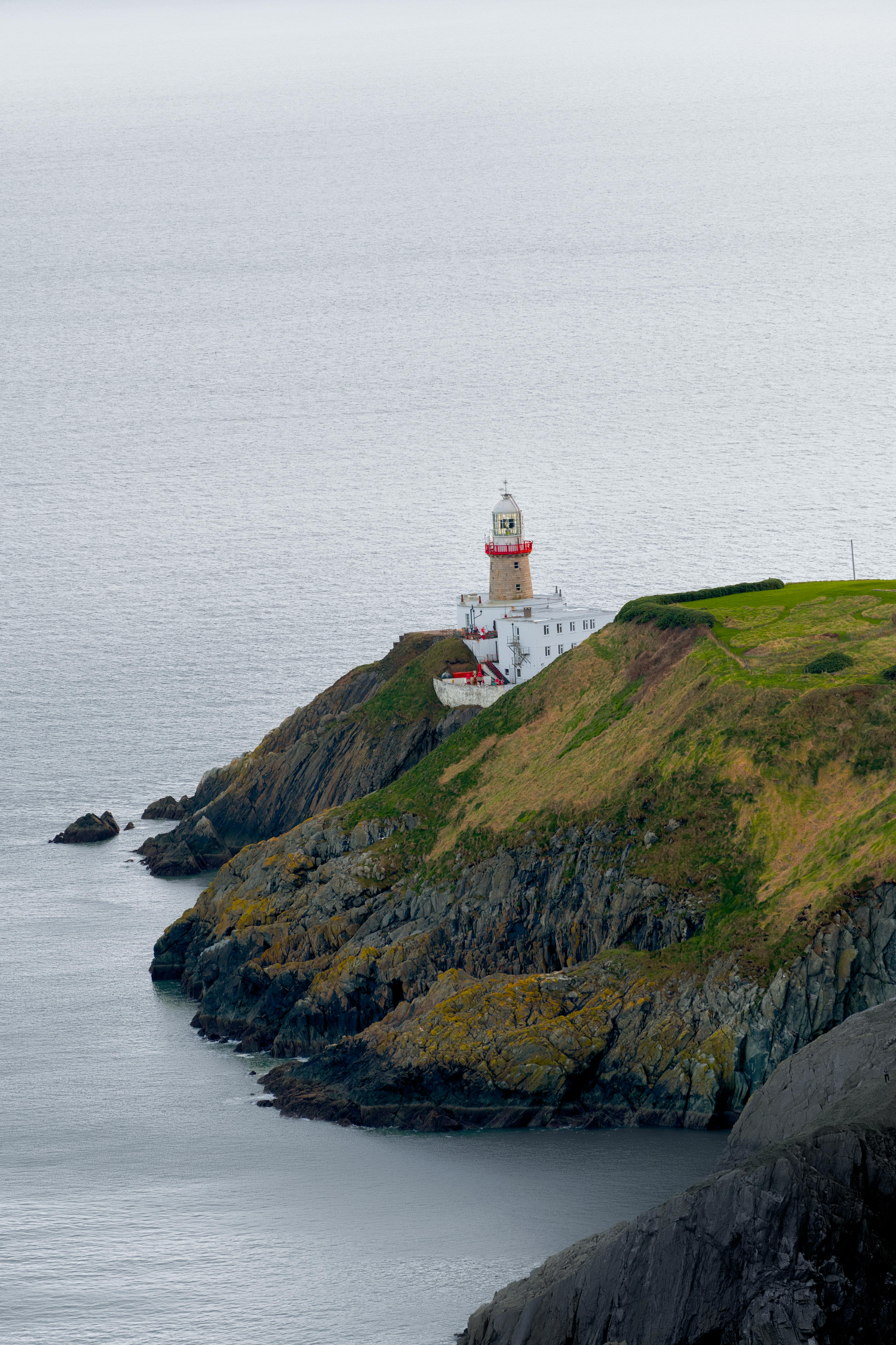 View of the Baily Lighthouse on Howth Head in County Dublin, Ireland ...