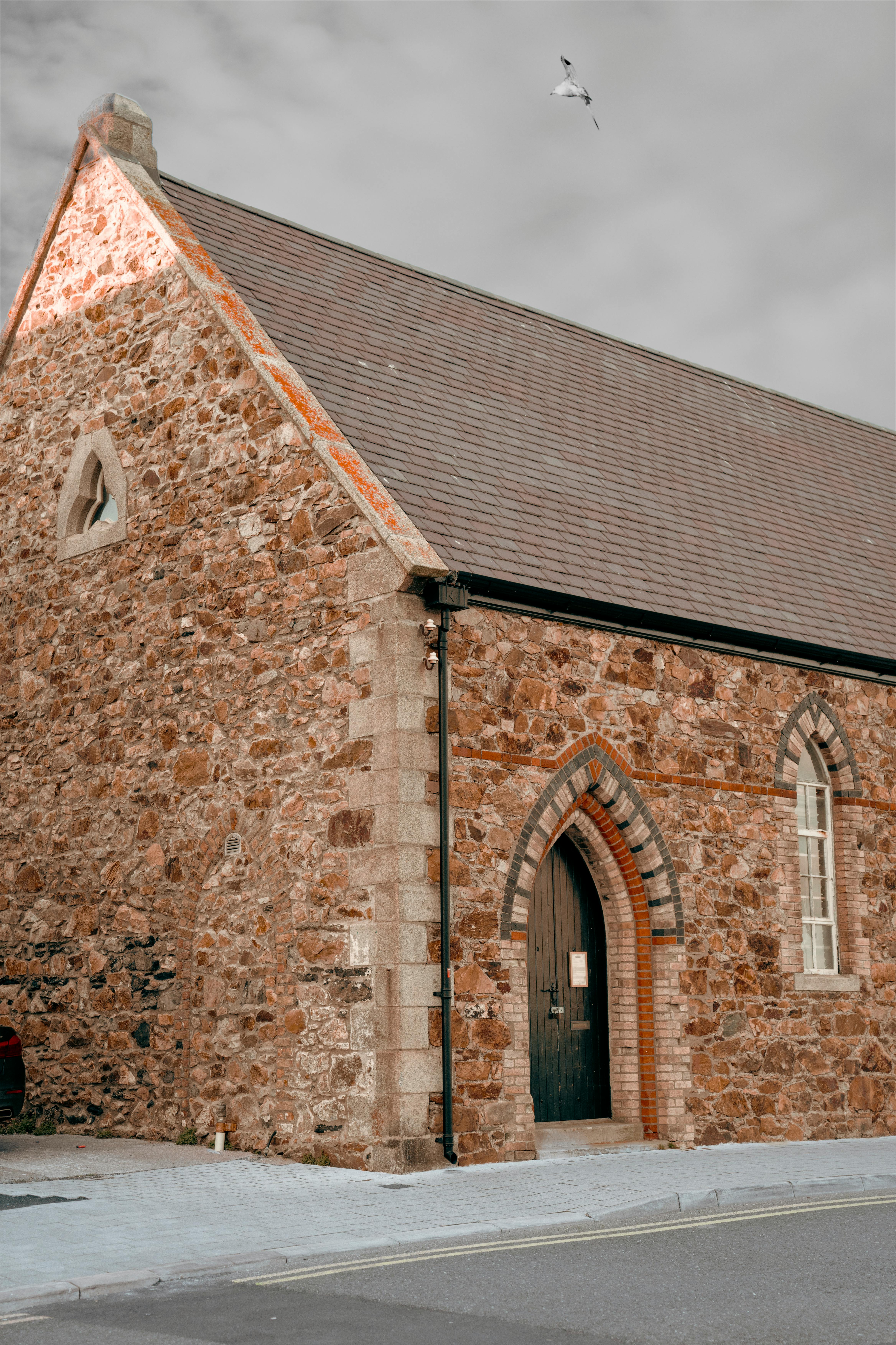 Vintage, Stone Church · Free Stock Photo