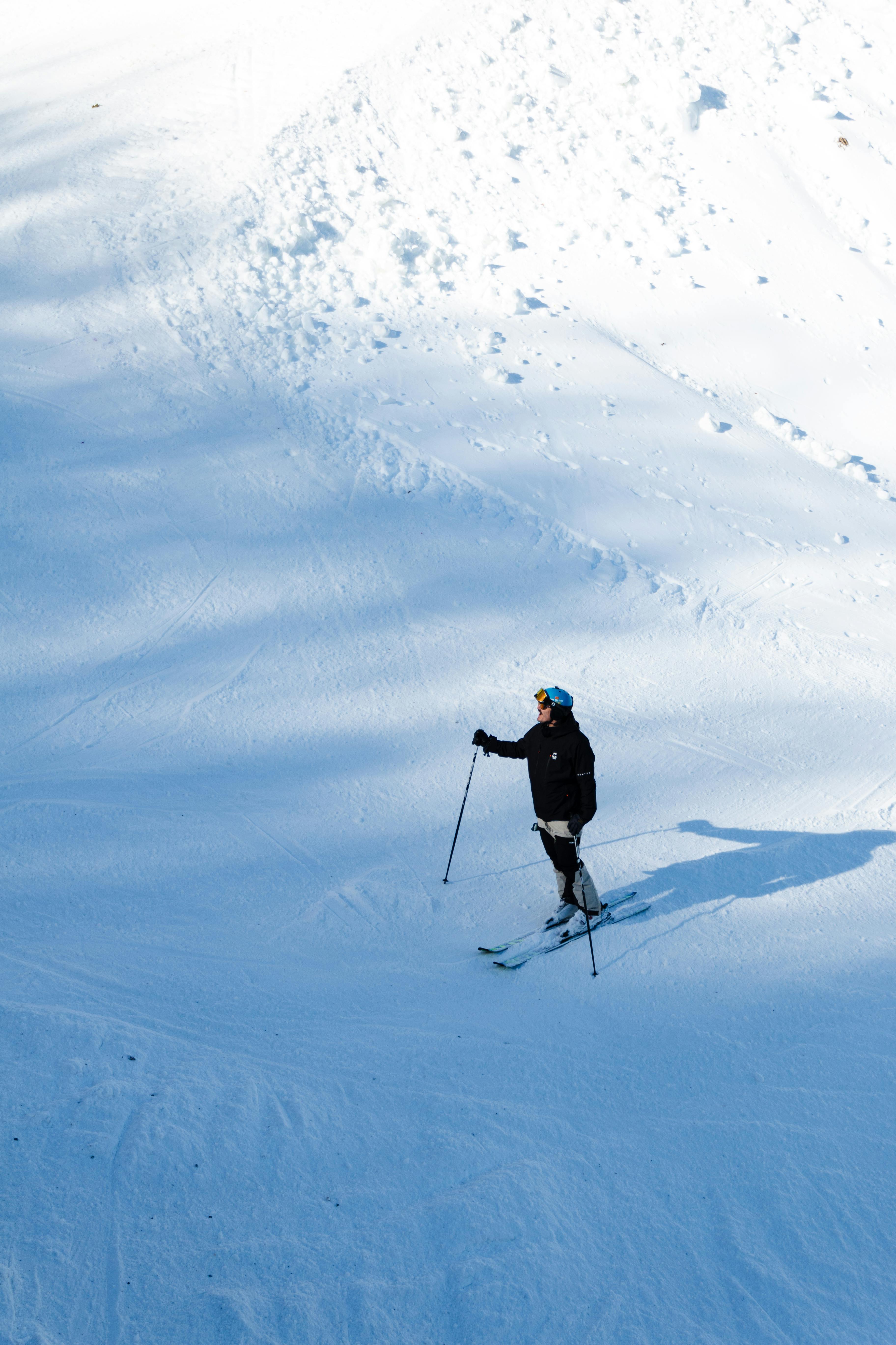 Person Skiing in Winter · Free Stock Photo