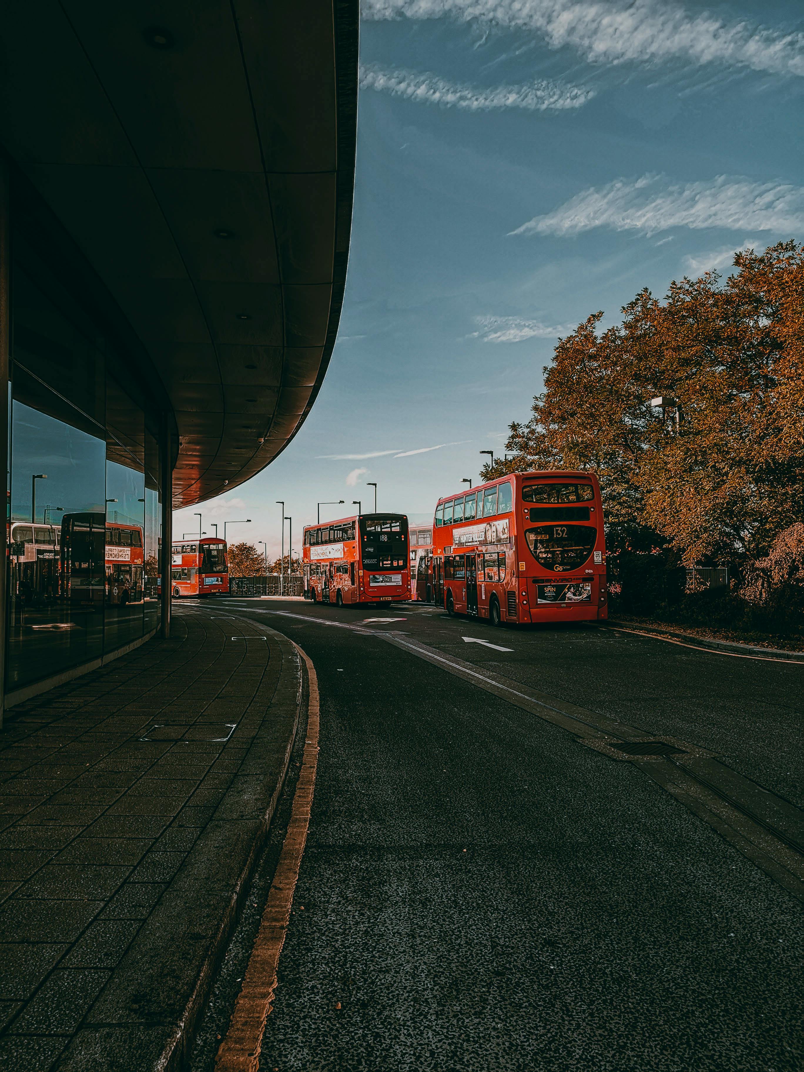 London Buses on Street · Free Stock Photo