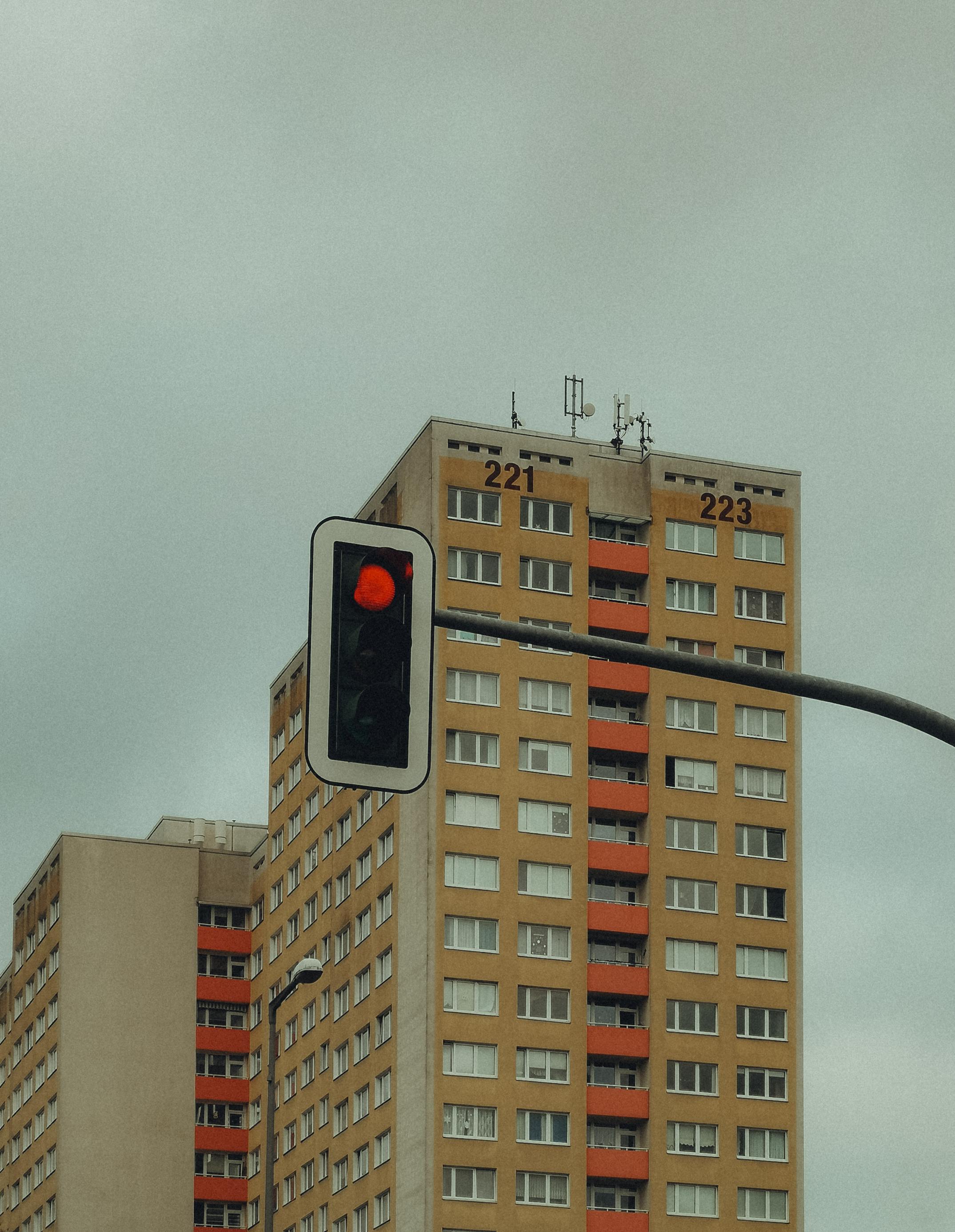 Urban Residential Building at Sunset · Free Stock Photo