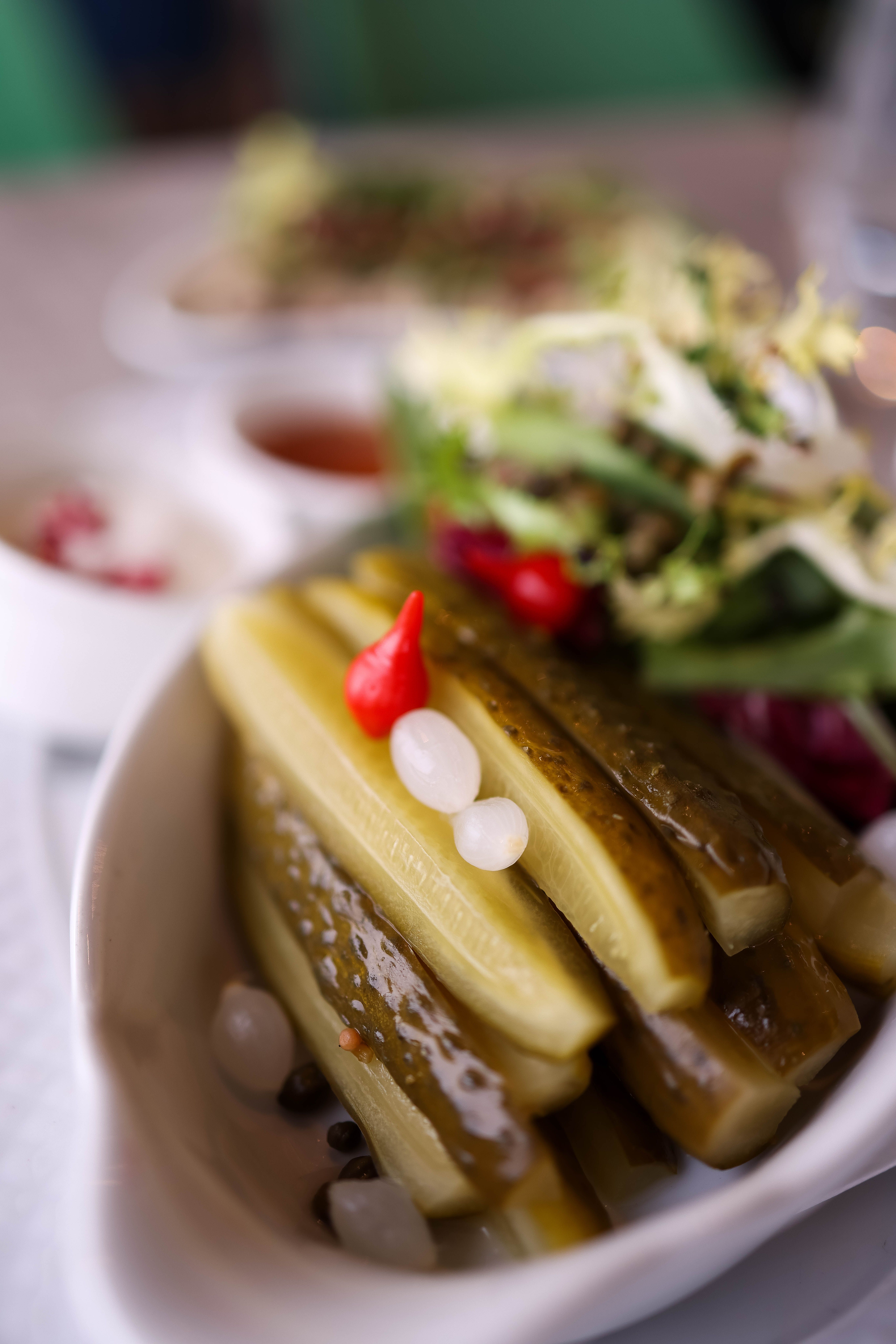 Slice of Pickles in Bowl · Free Stock Photo