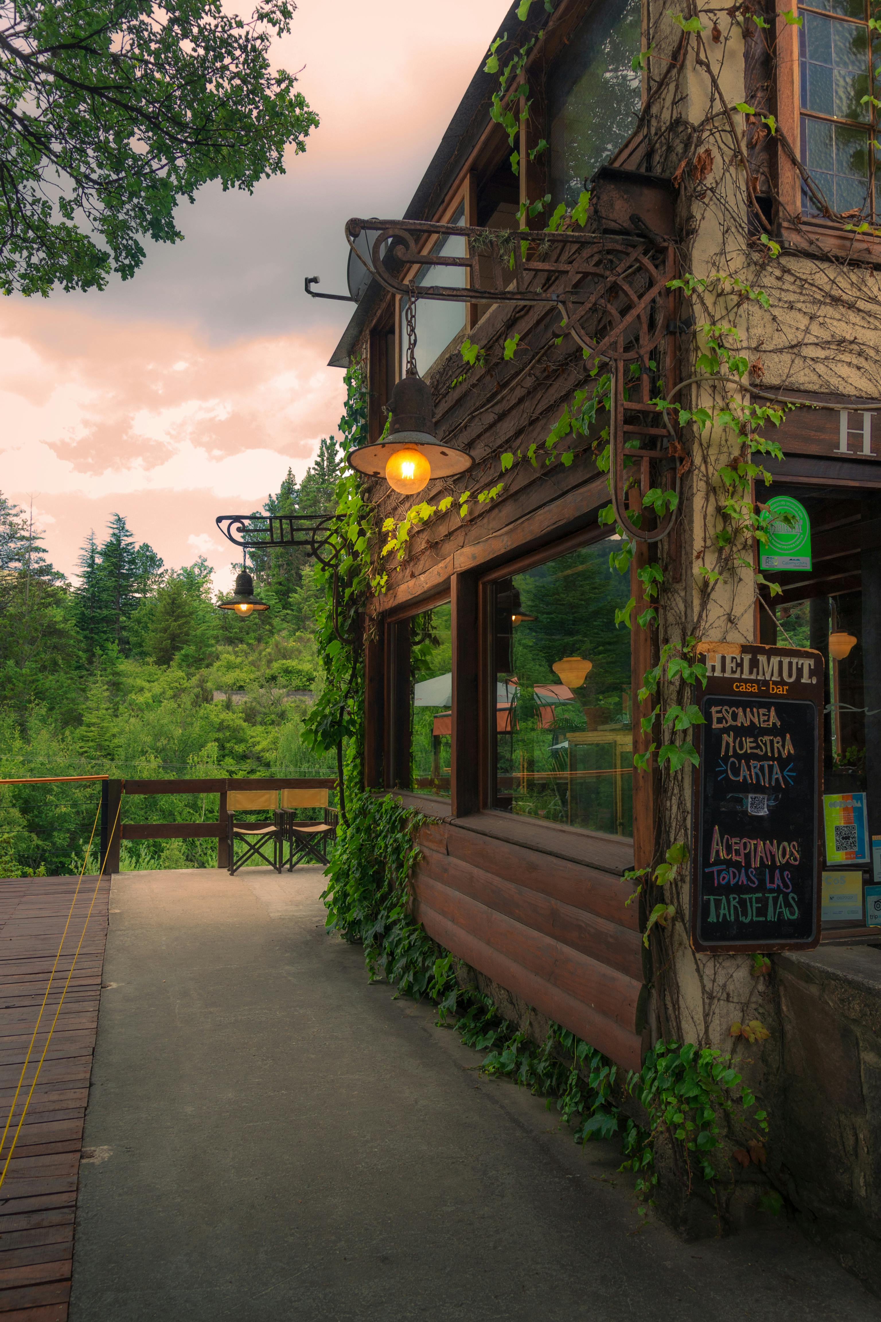 Wooden Wall of Rural Restaurant in Village · Free Stock Photo