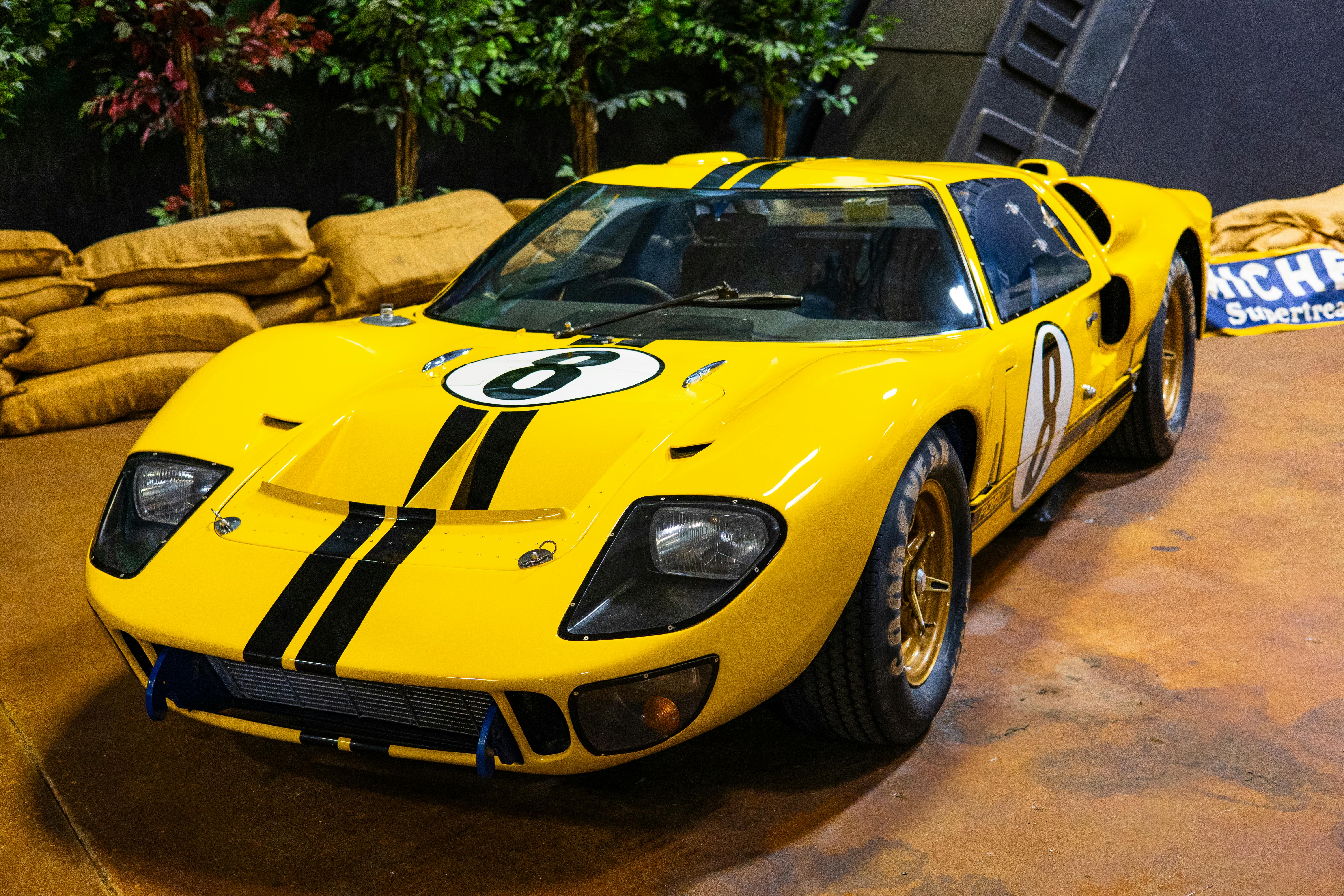 Yellow Ford GT · Free Stock Photo