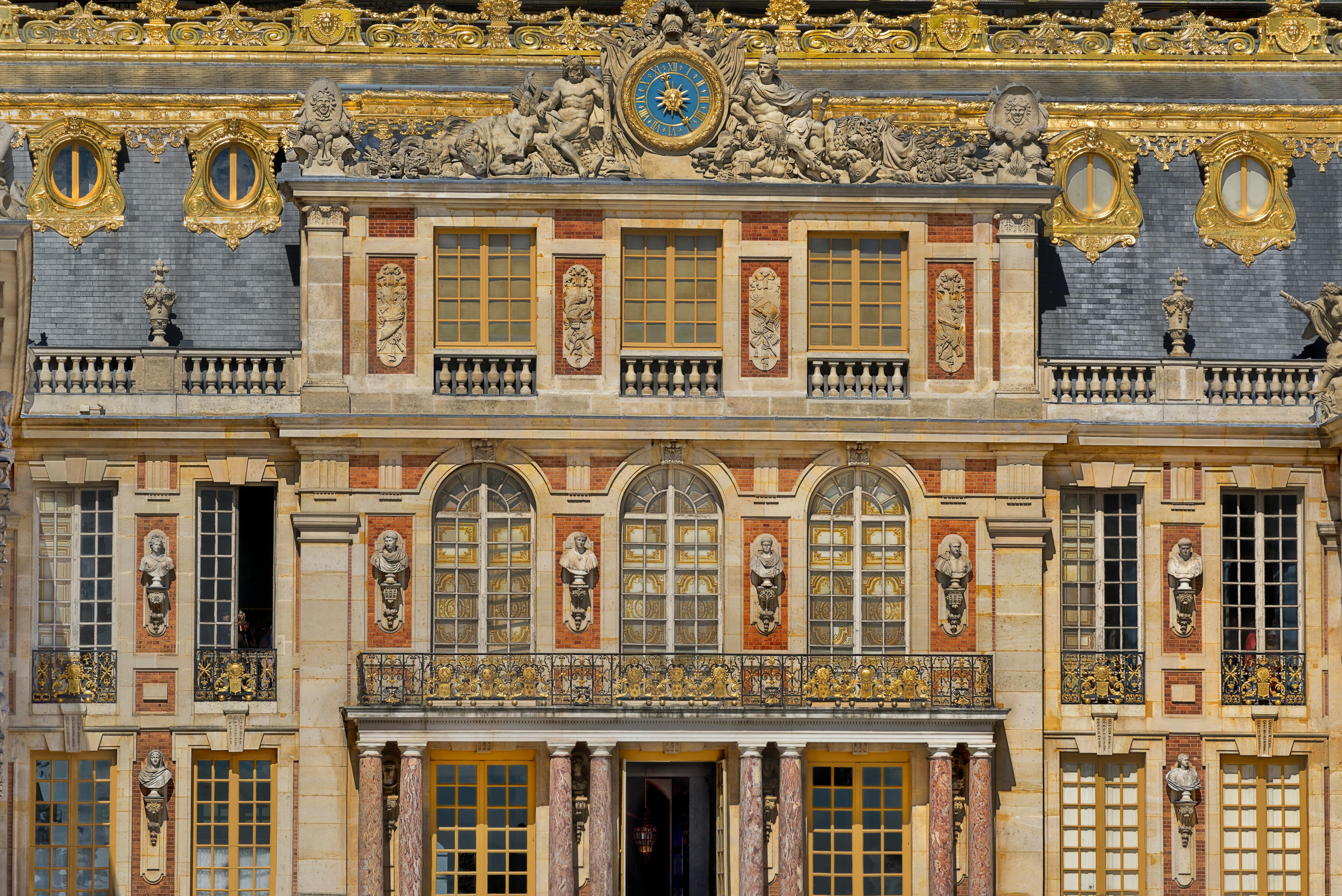 Marble Courtyard, Palace of Versailles, Versailles, France · Free Stock ...