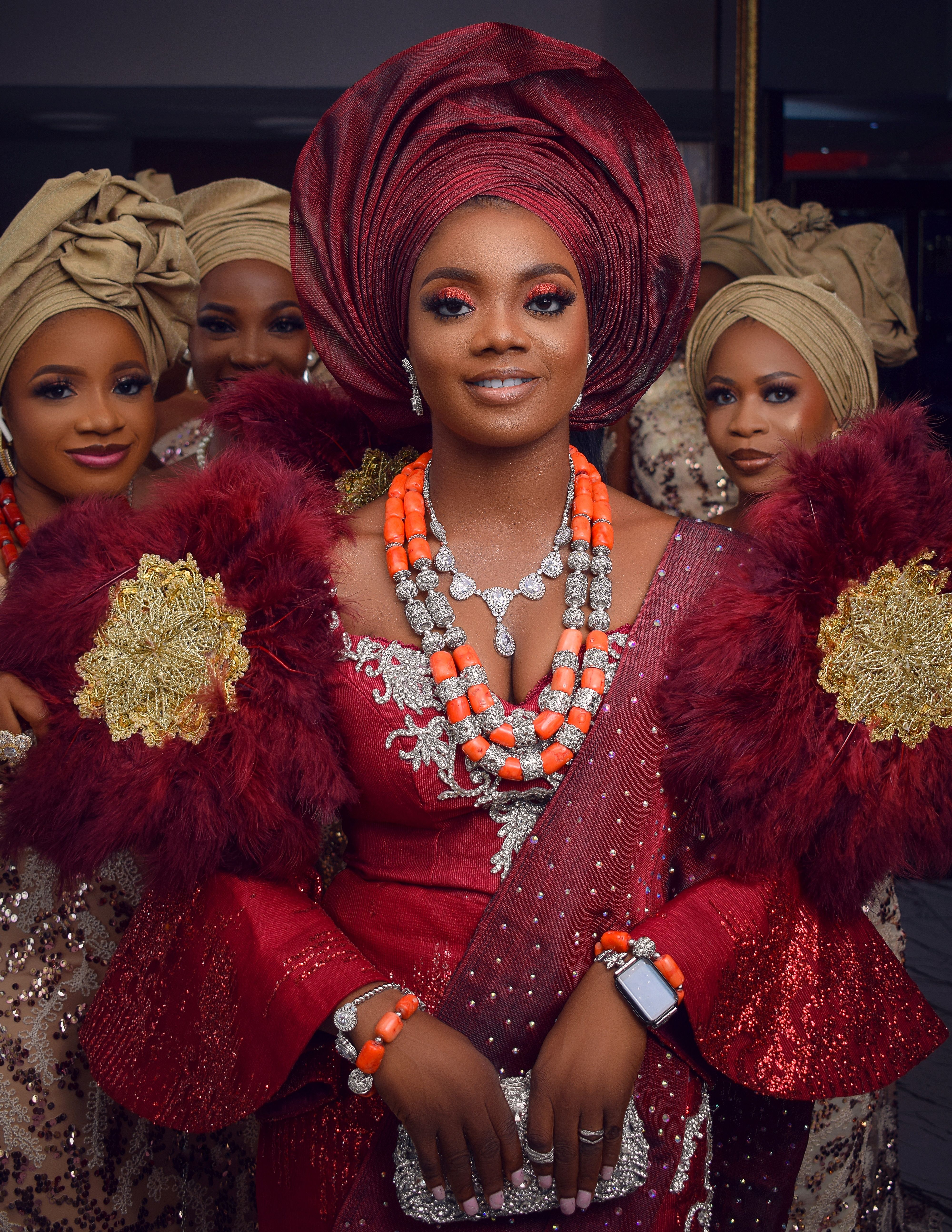 A Group Of Nigerian Women In Traditonal Attires Posing Photos, Download ...