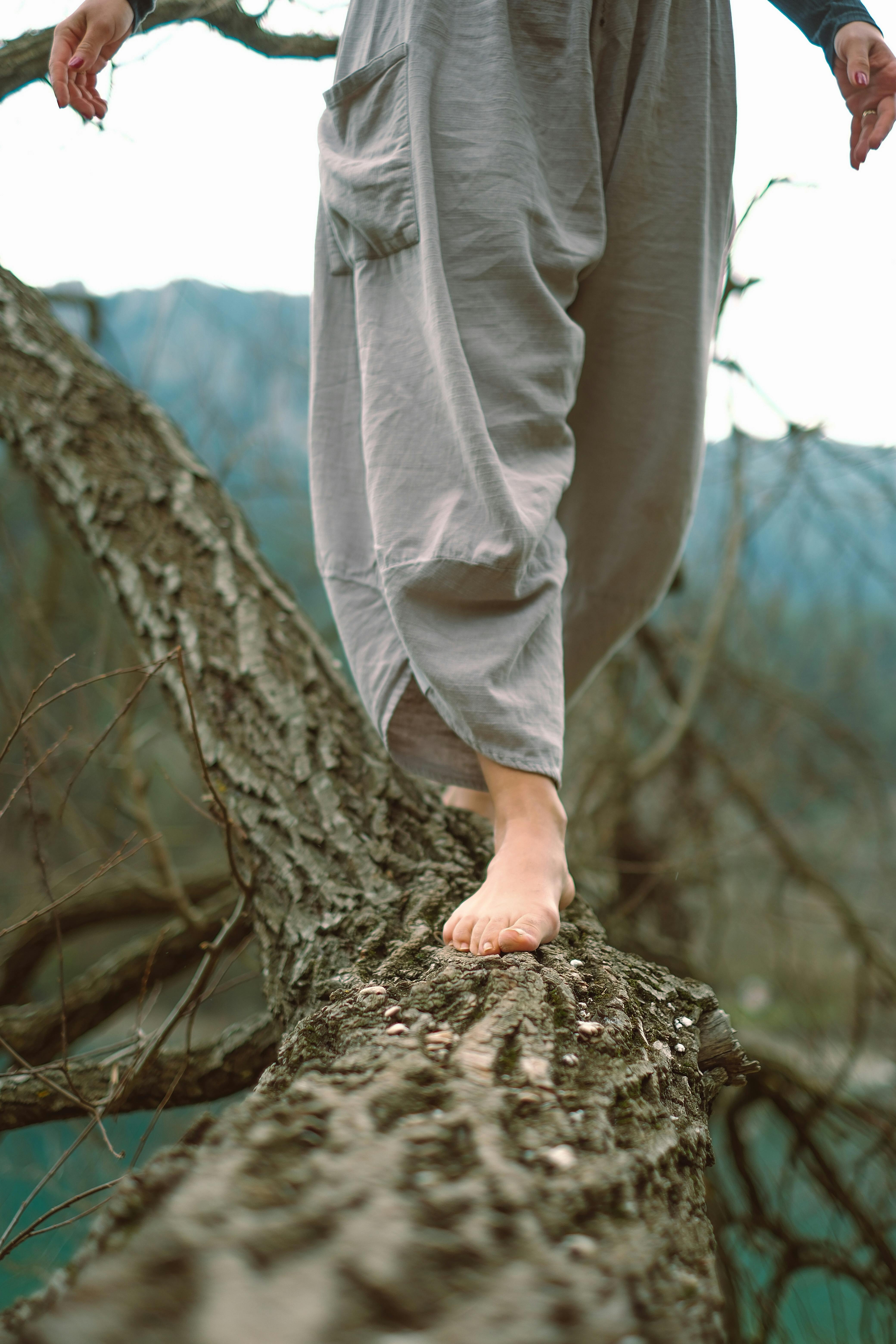 Man's Hand on a Woman's leg · Free Stock Photo
