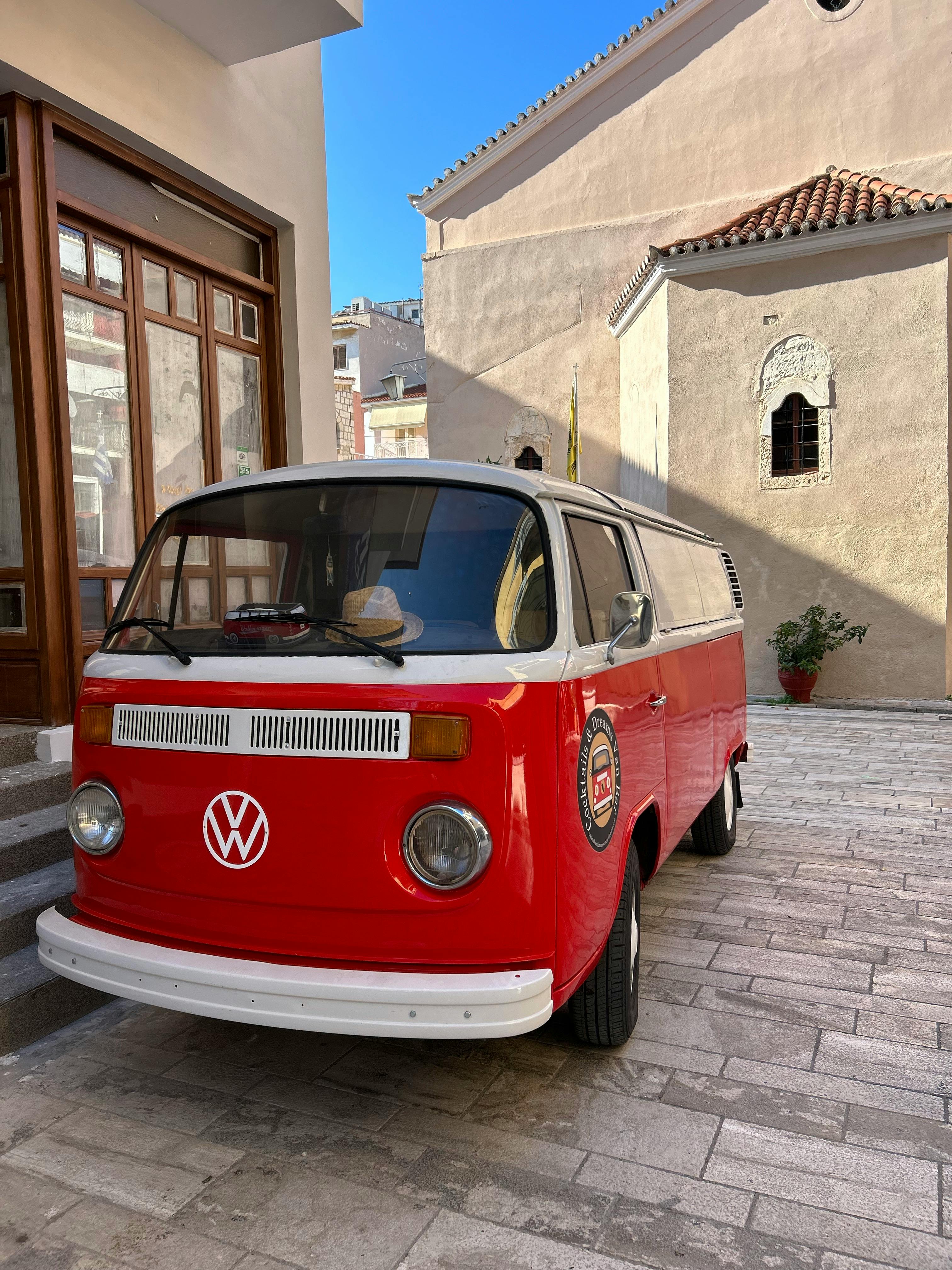 Red Volkswagen Camper · Free Stock Photo