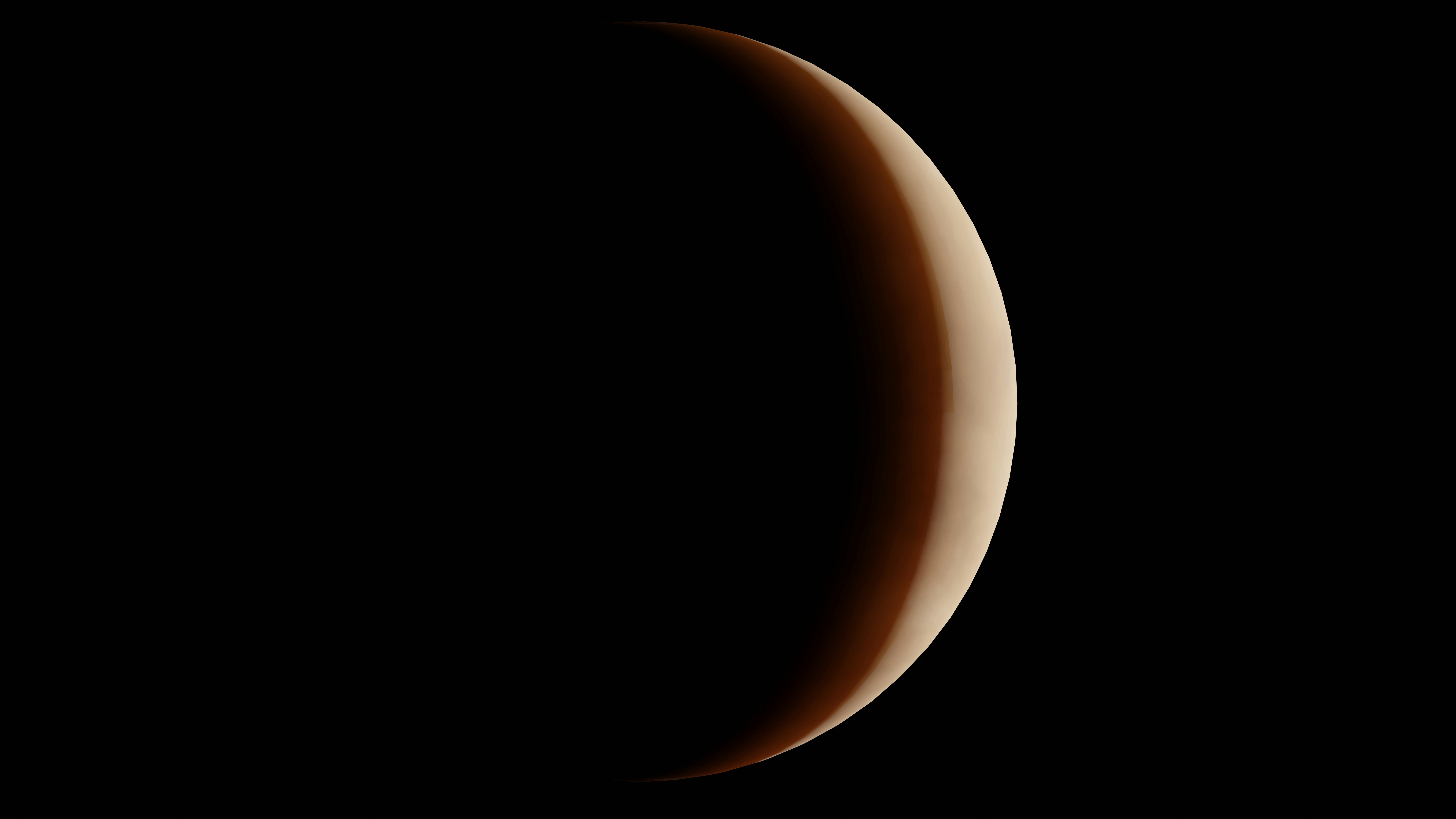 Crescent Moon in Space · Free Stock Photo