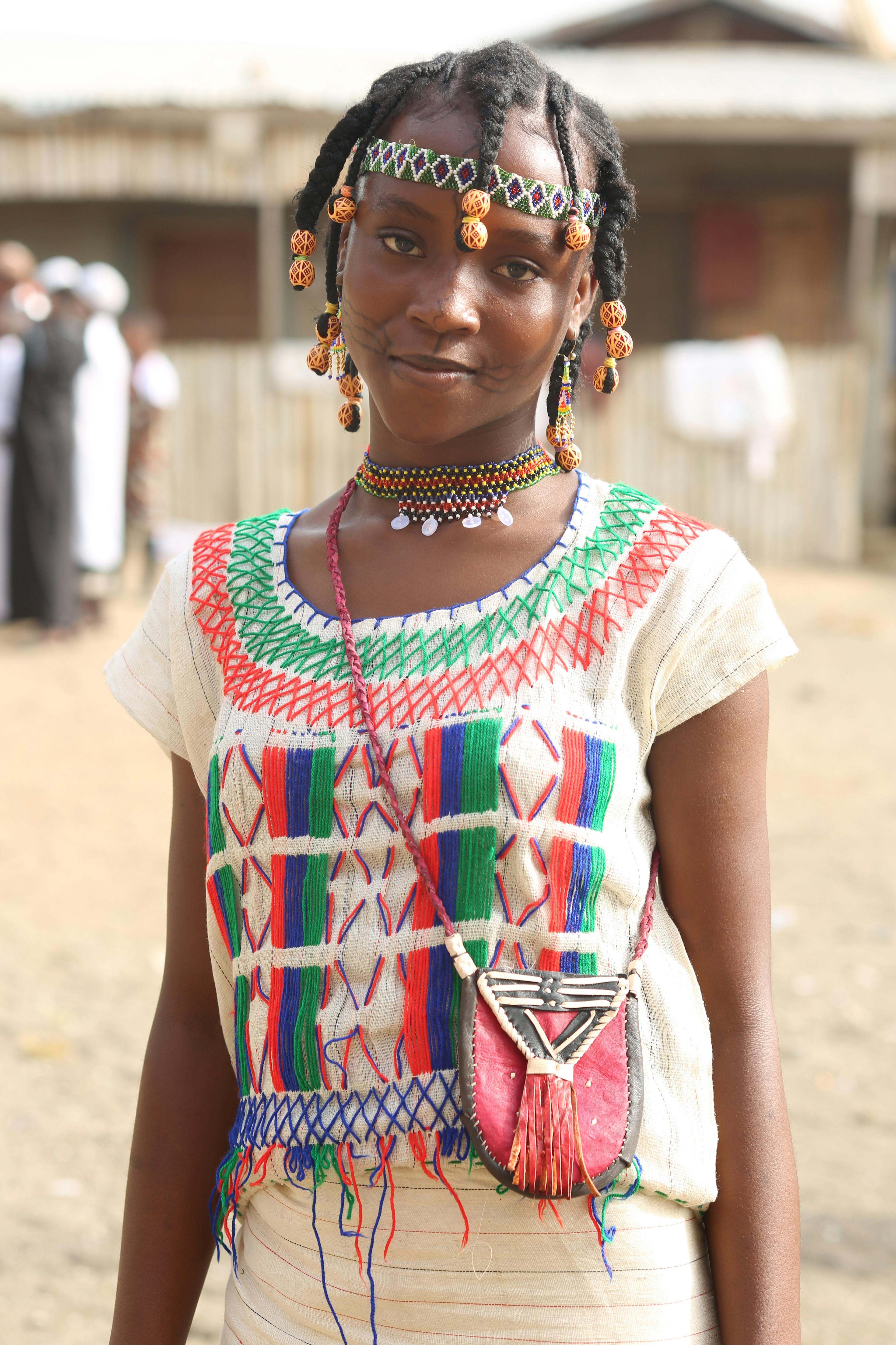 portrait of a Fulani girl · Free Stock Photo