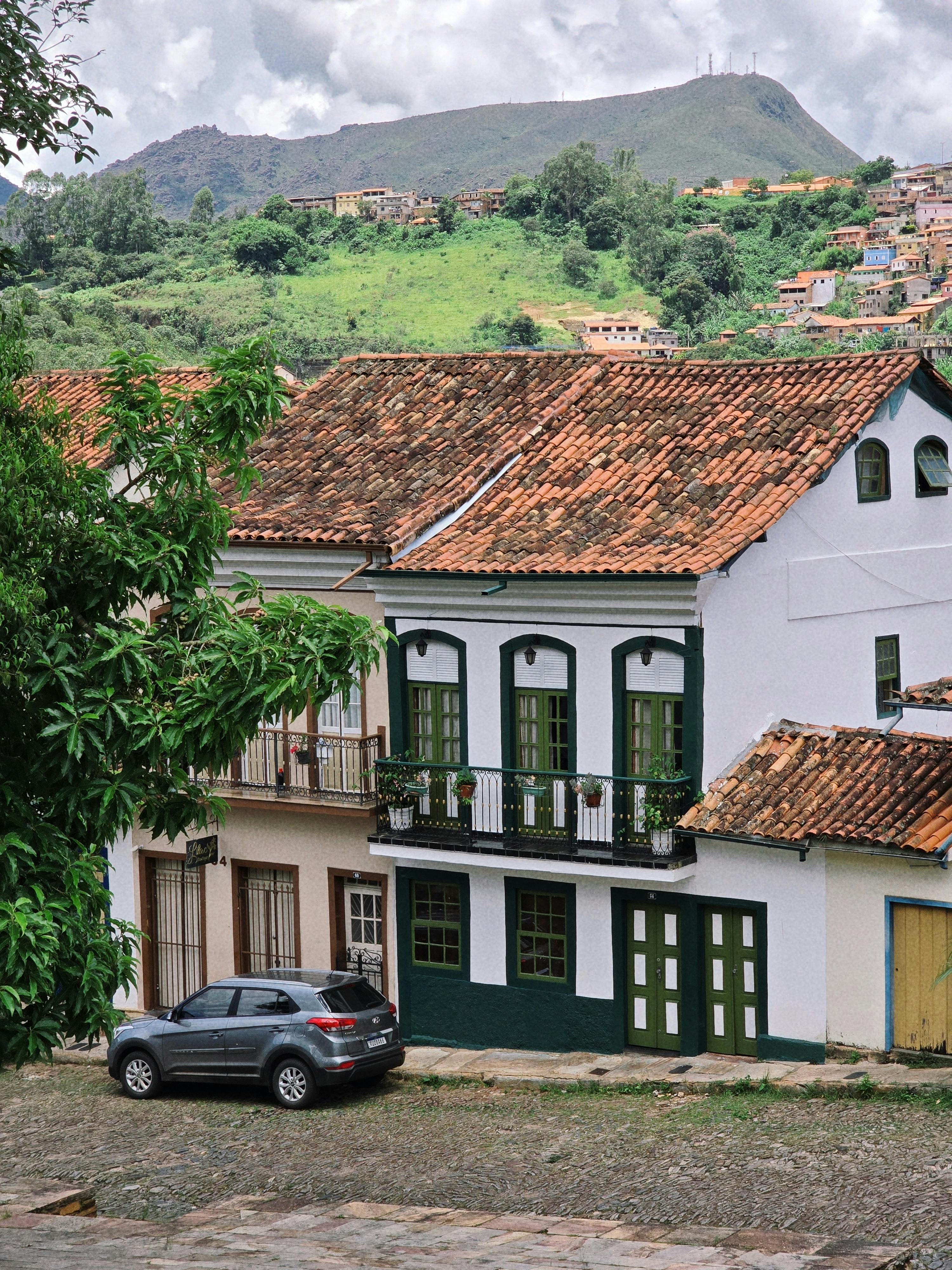Townscape in Hilly Landscape · Free Stock Photo