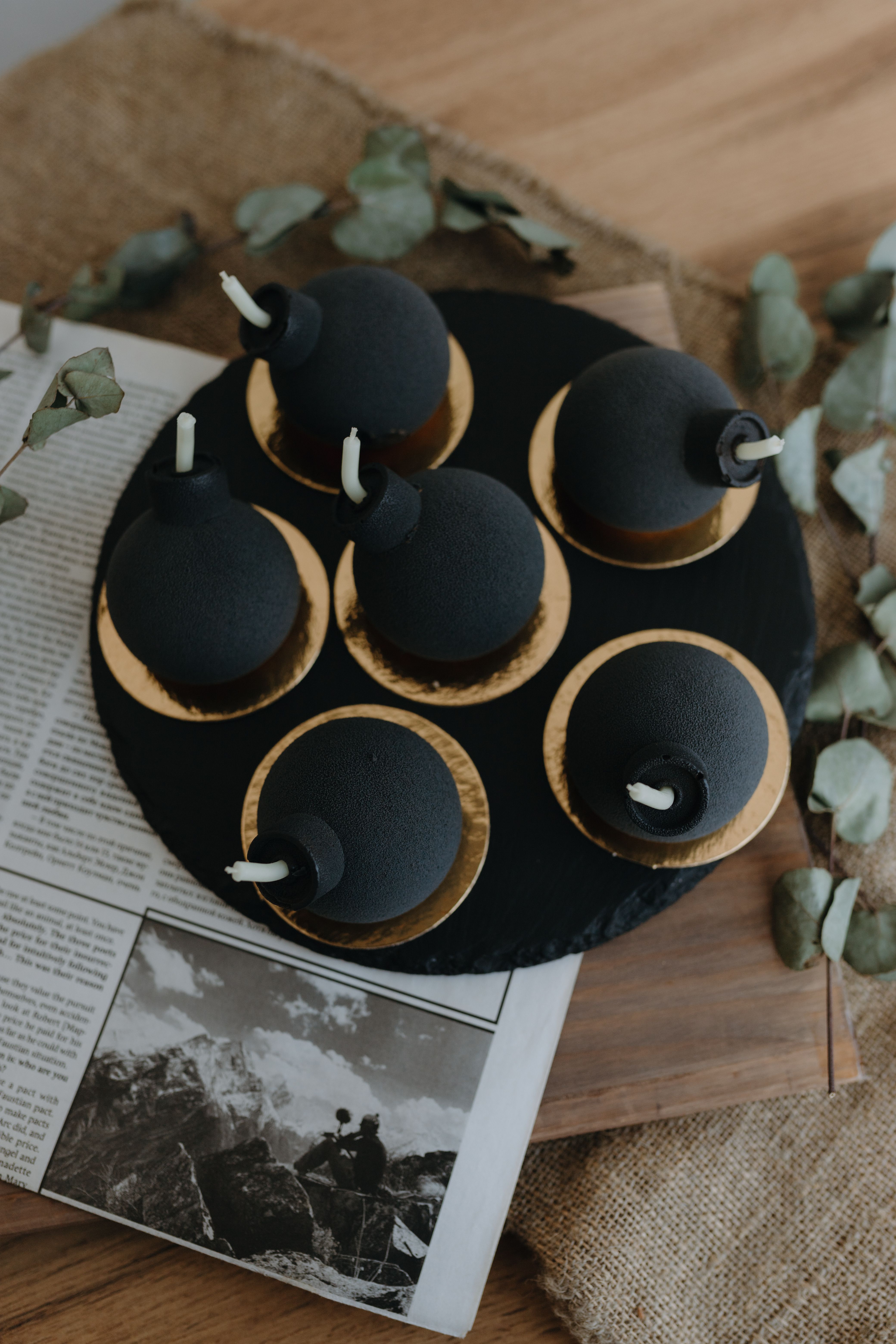 Cakes in Shape of Black Bomb · Free Stock Photo