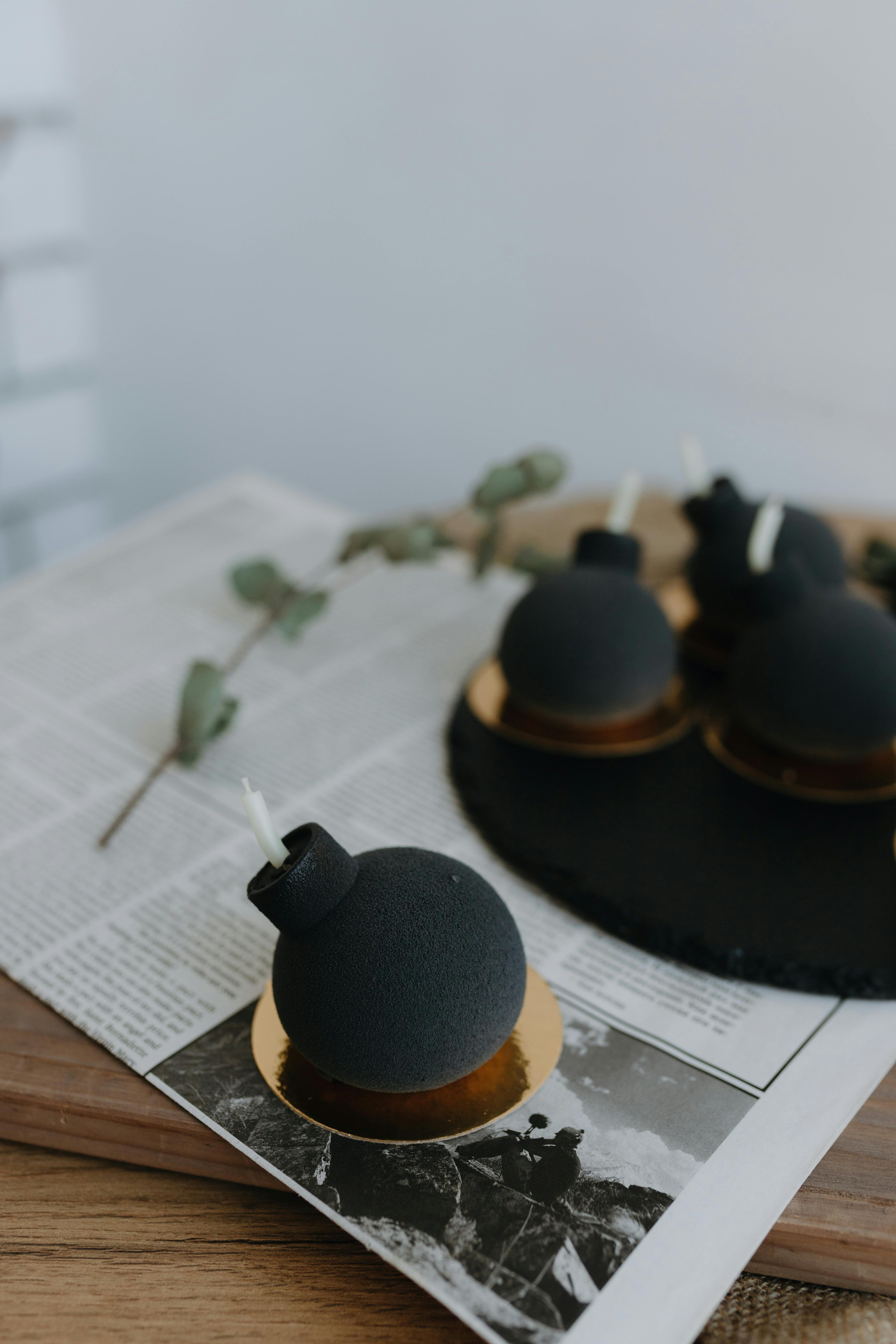 Black Bombs Candles · Free Stock Photo