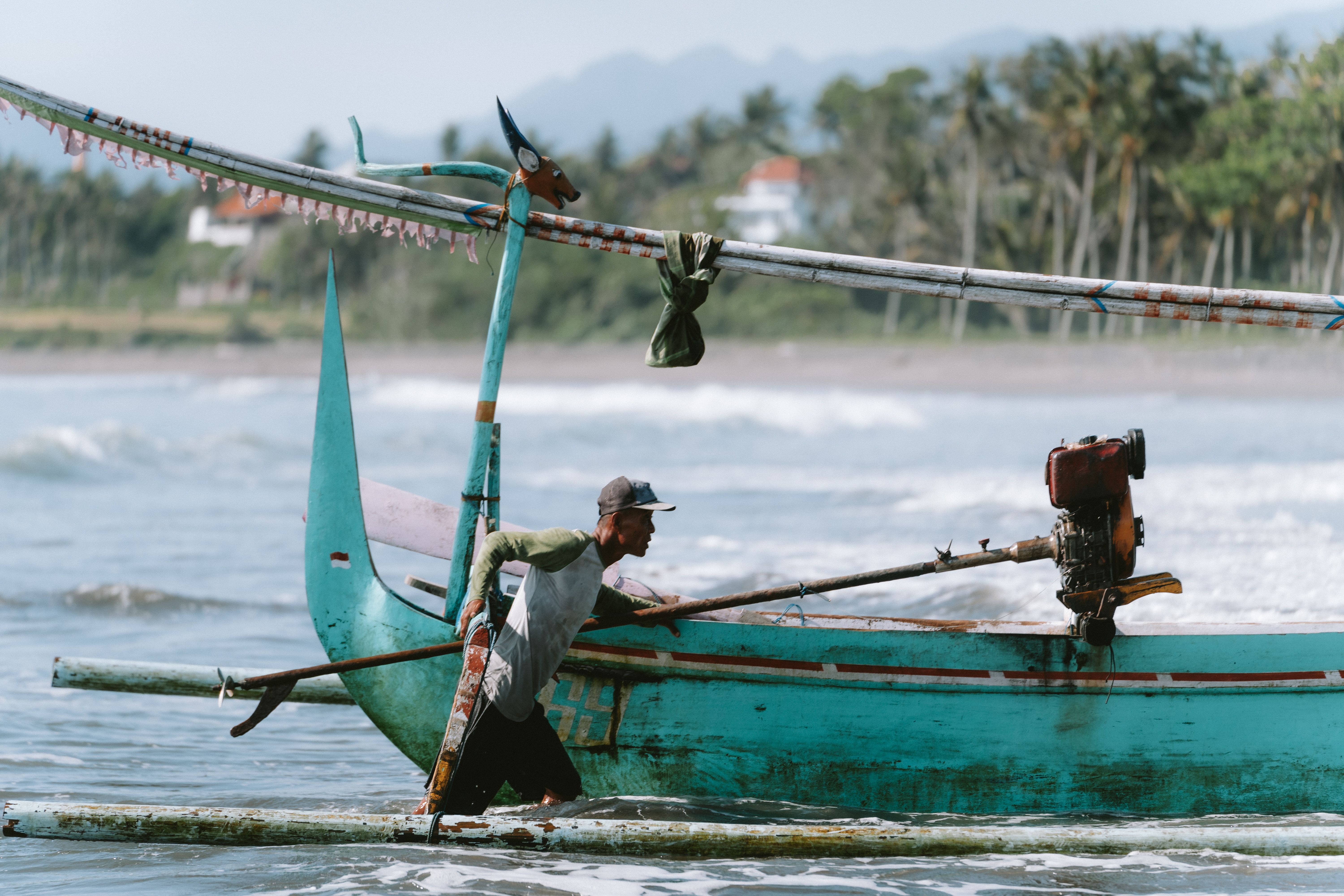Fisherman On Boat · Free Stock Photo