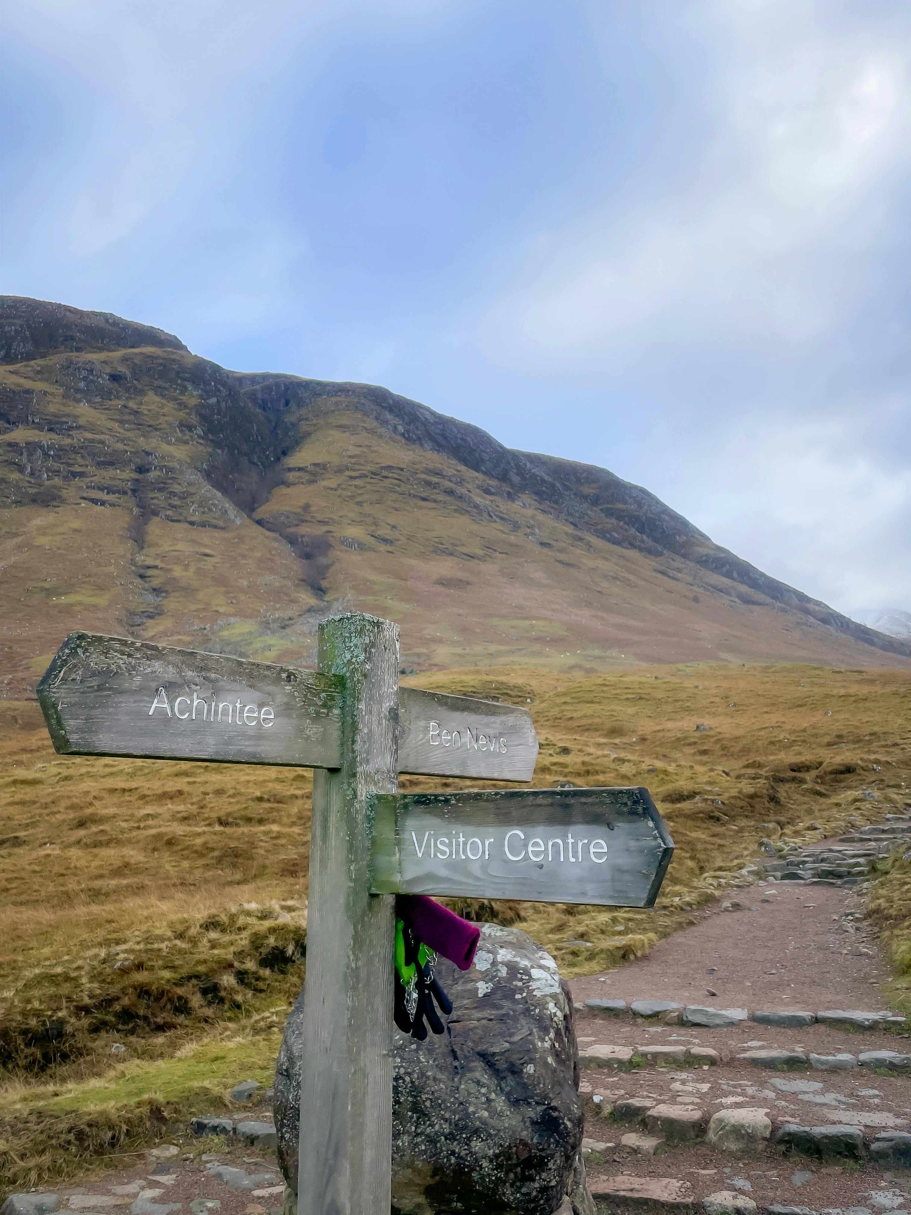 Directional Signs on Footpath in Countryside in Scotland · Free Stock Photo