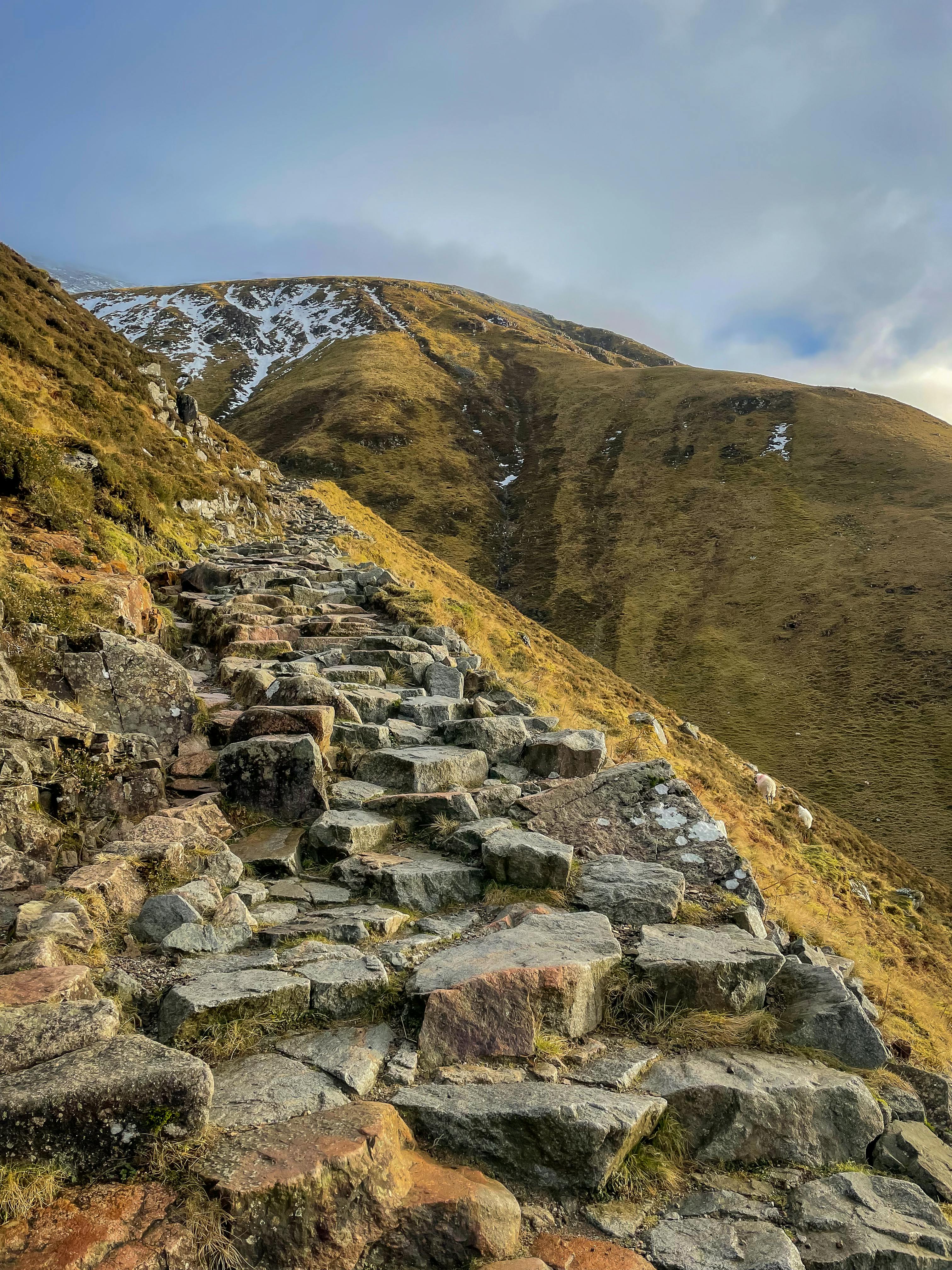 Stone Stairs on Hill in Mountains · Free Stock Photo